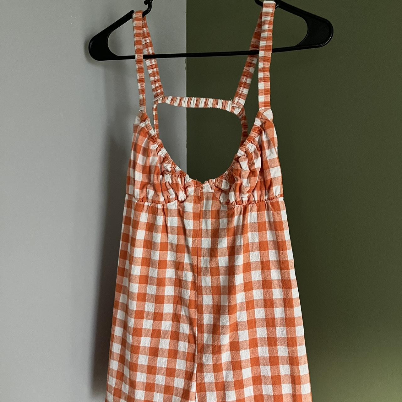 Princess Polly Women's Orange Playsuit-romper | Depop