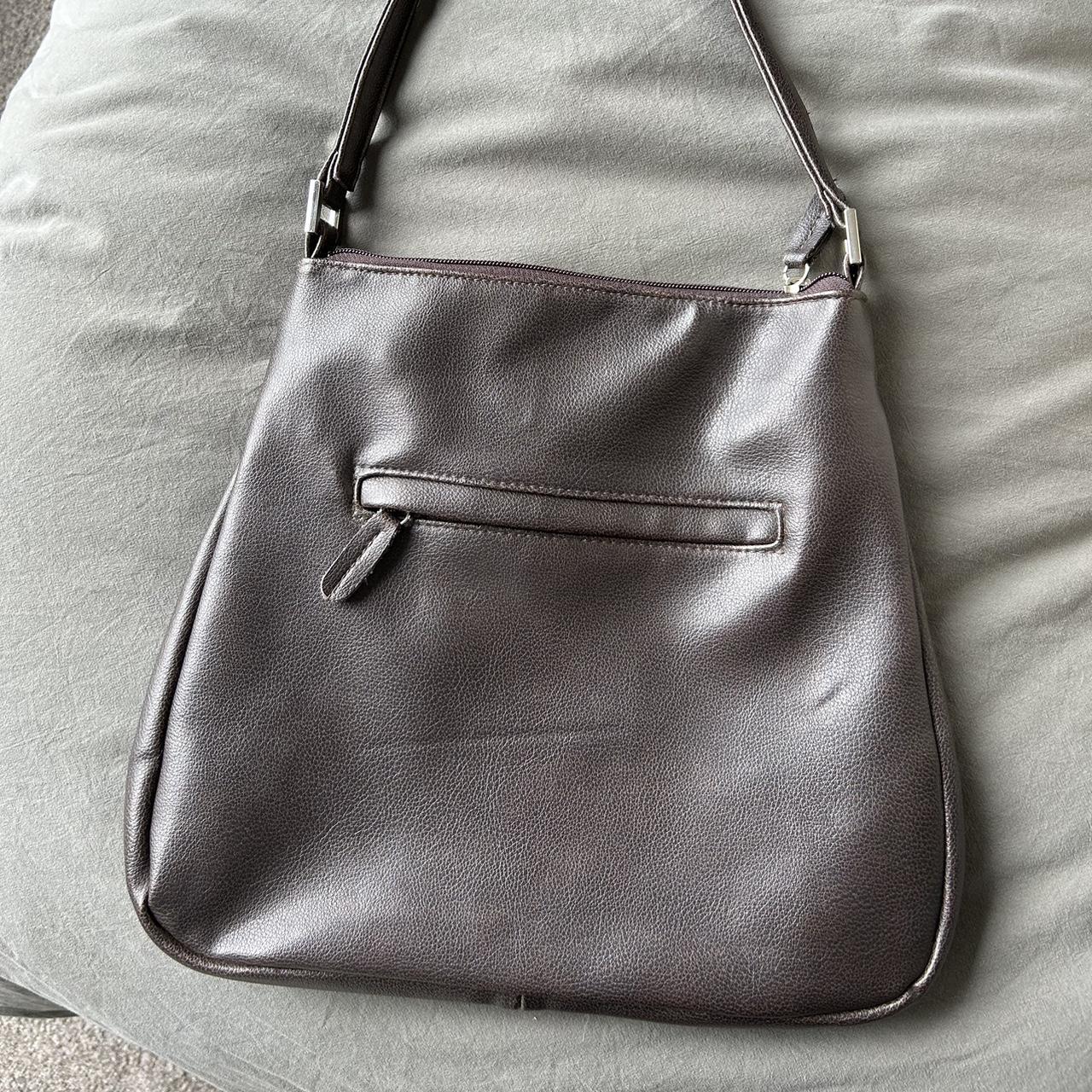 Brown Leather Shoulder Bag Brand: Roberto... - Depop