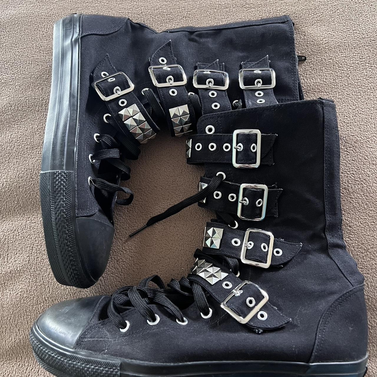 Demonia Deviant 203, Only worn twice. Shipping is... - Depop