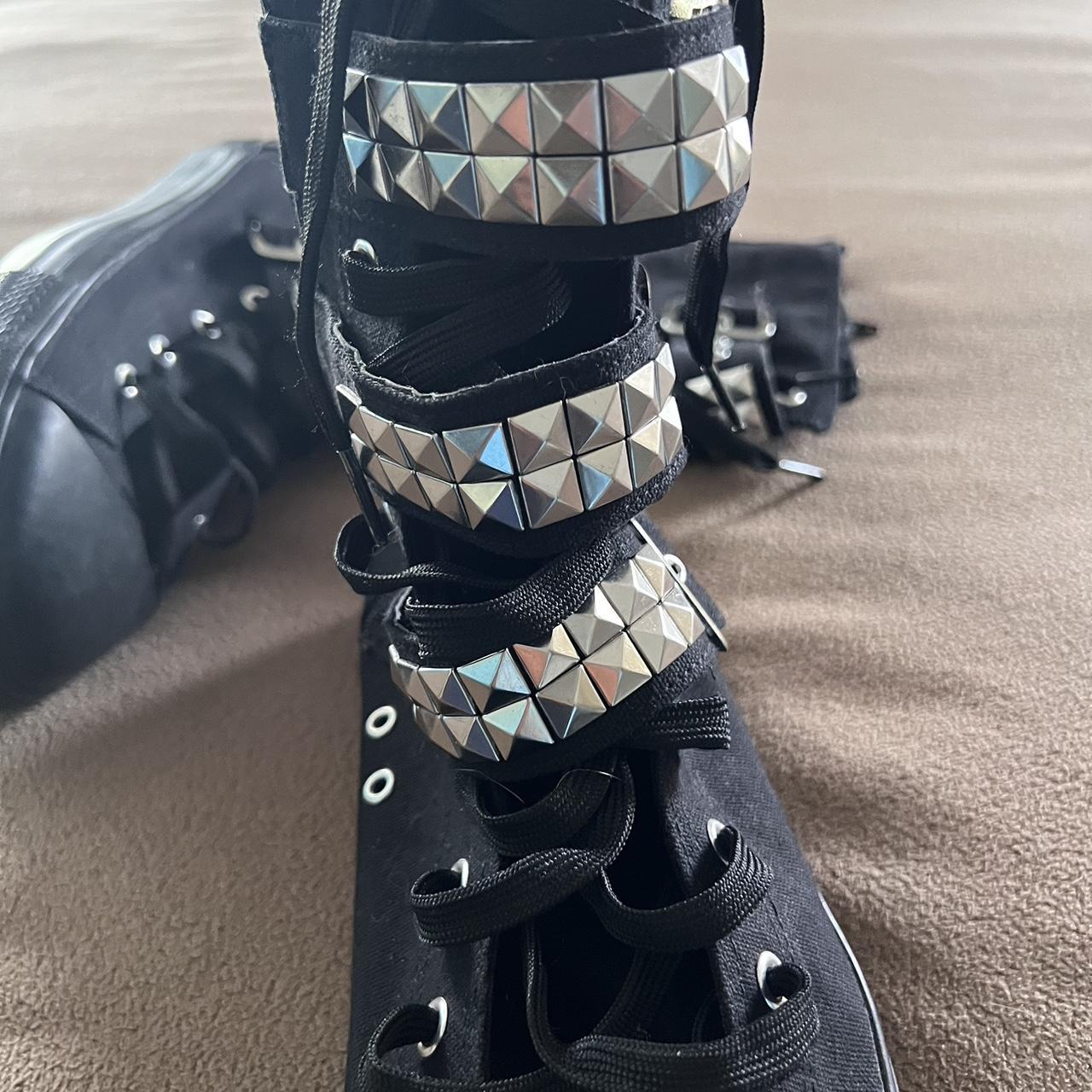 Demonia Deviant 203, Only worn twice. Shipping is... - Depop