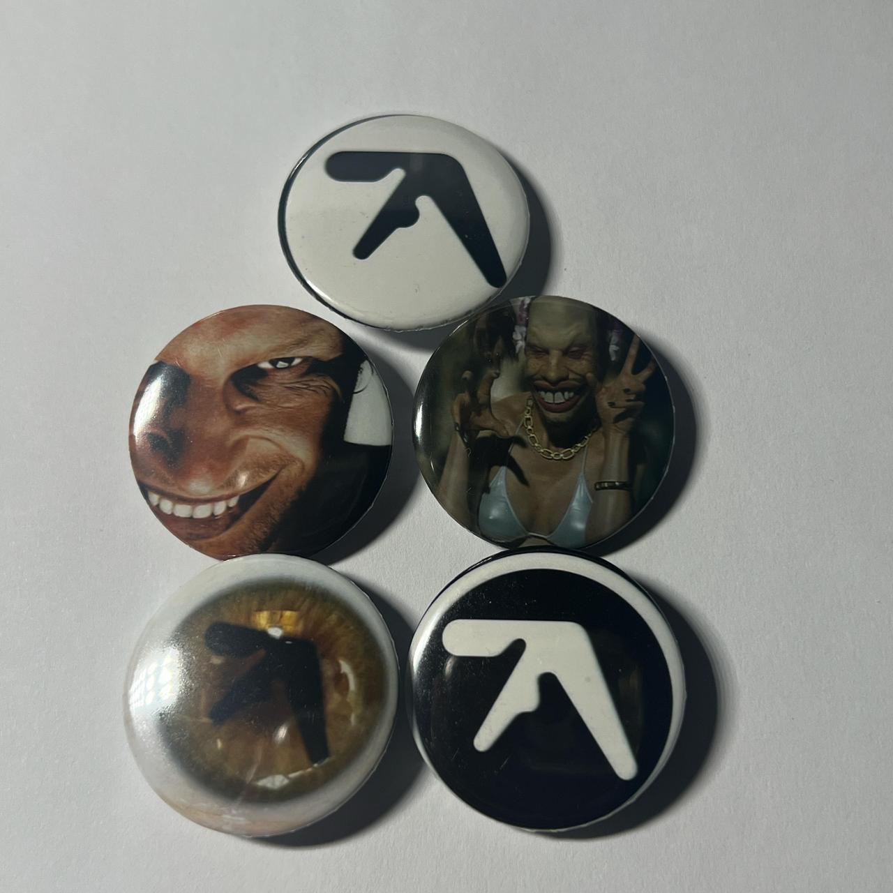 Aphex Twin Button Pin Set! #button #pin #album... | Depop