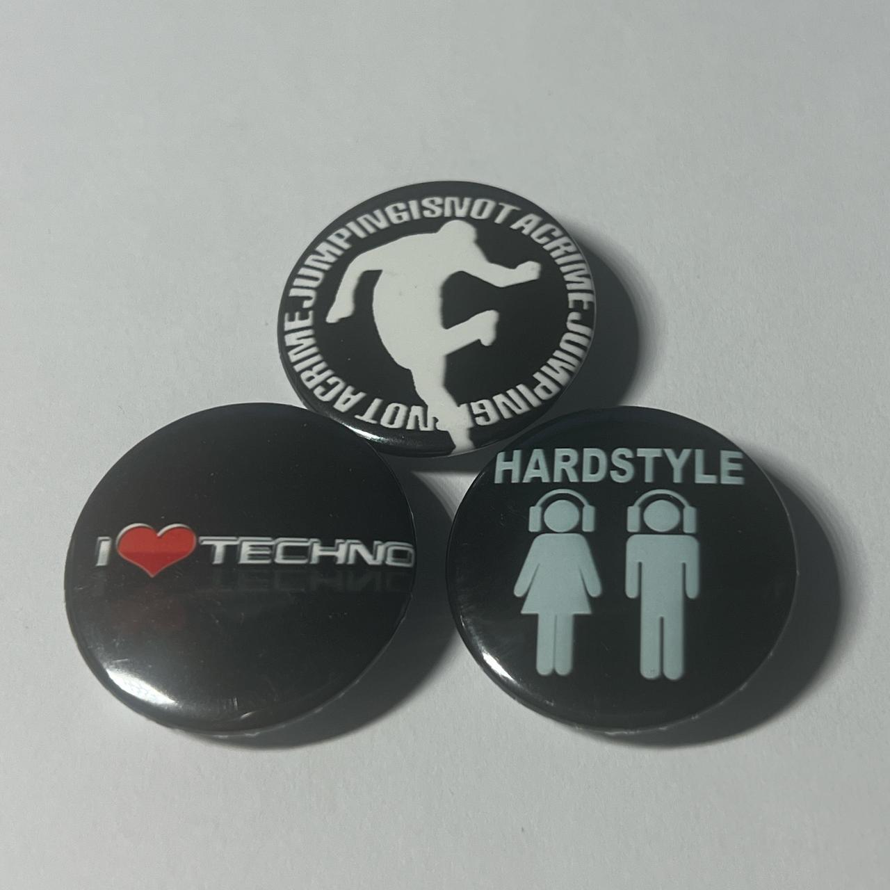 Techno Button Pin Set! #button #pin #album #techno... - Depop