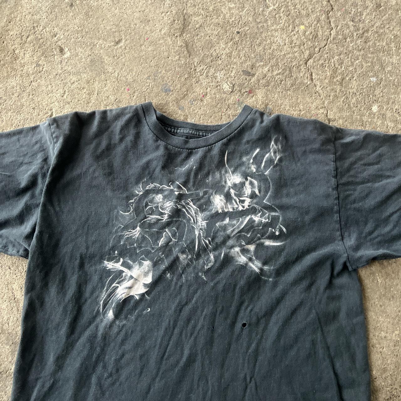 - Y2k Fox Racing fire shirt - tagged medium ... - Depop
