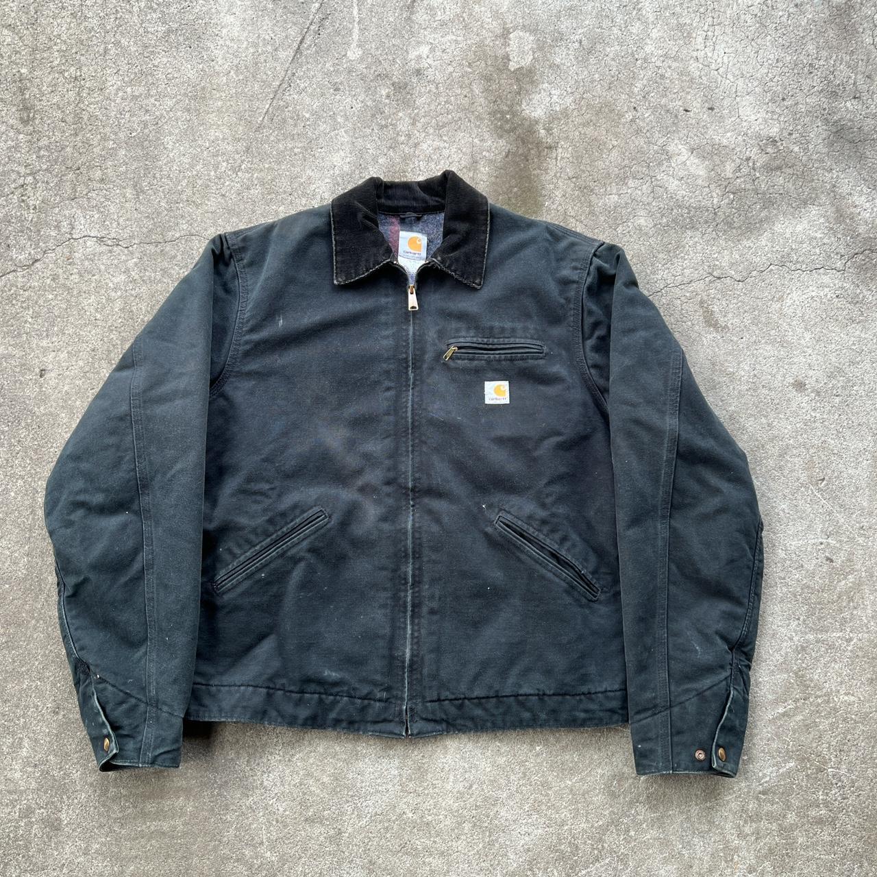 - Vintage 00’s Carhartt Detroit blanket lined jacket... - Depop