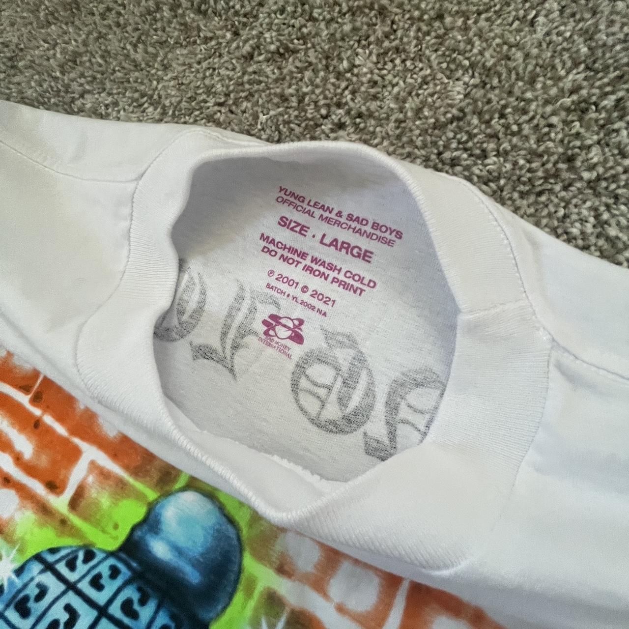 🎼 YUNG LEAN X ART DEALER SADBOYS MERCH TSHIRT size... - Depop