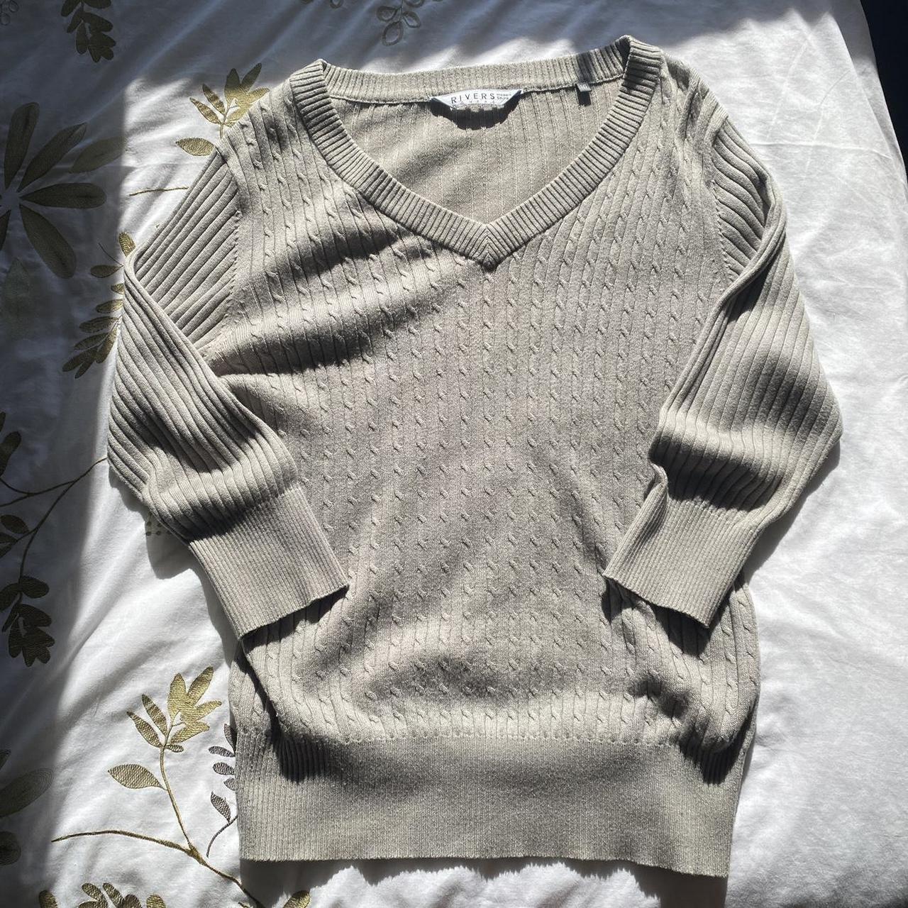 rivers sweater size 16 thin material good for... | Depop