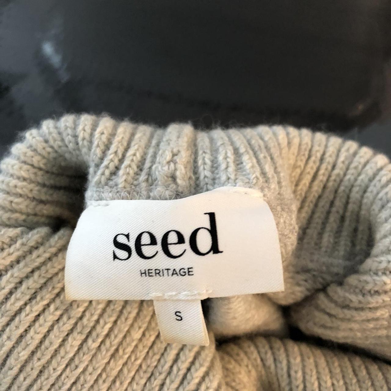 Seed wool knitted jumper. Size small. Only worn a... - Depop