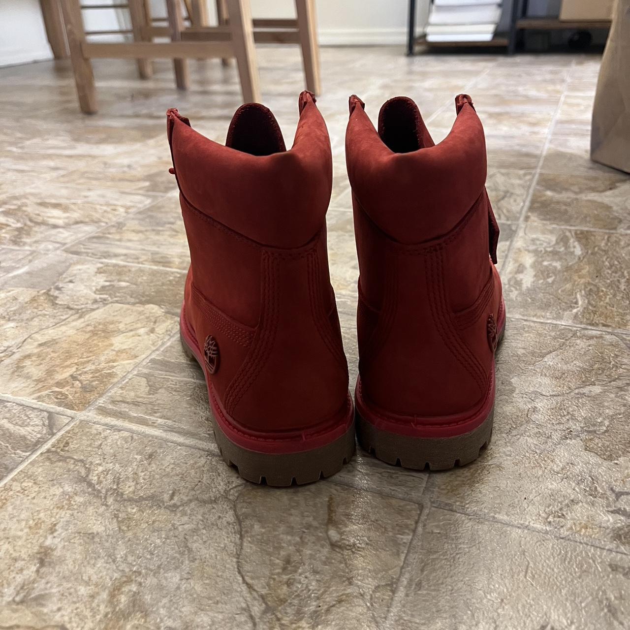 Red Timberlands - Depop