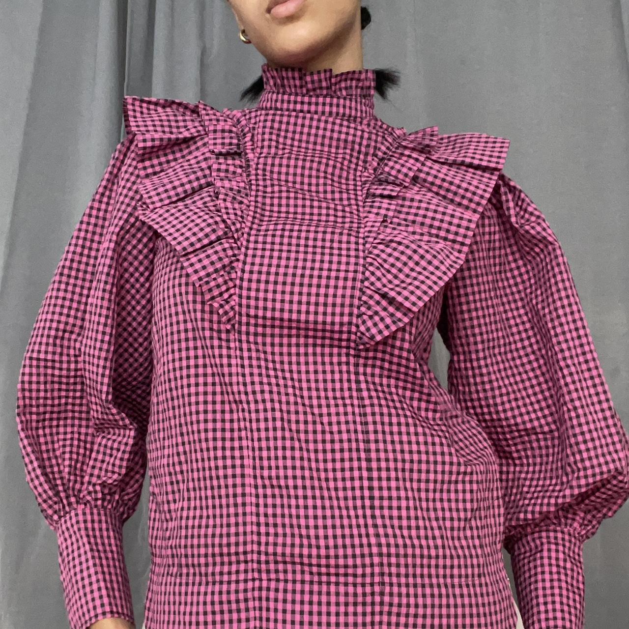 Ganni top ! #cottagecore #farmgirl #ganni #boho... - Depop