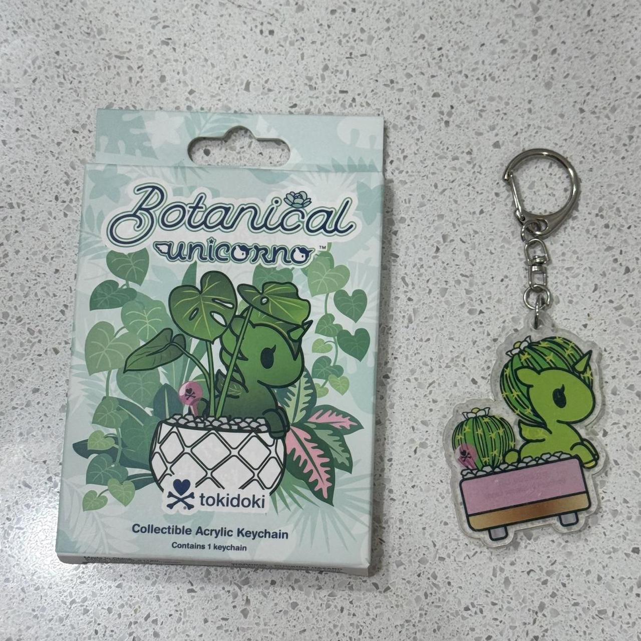 tokidoki unicorno botanical cactus keychain comes... | Depop