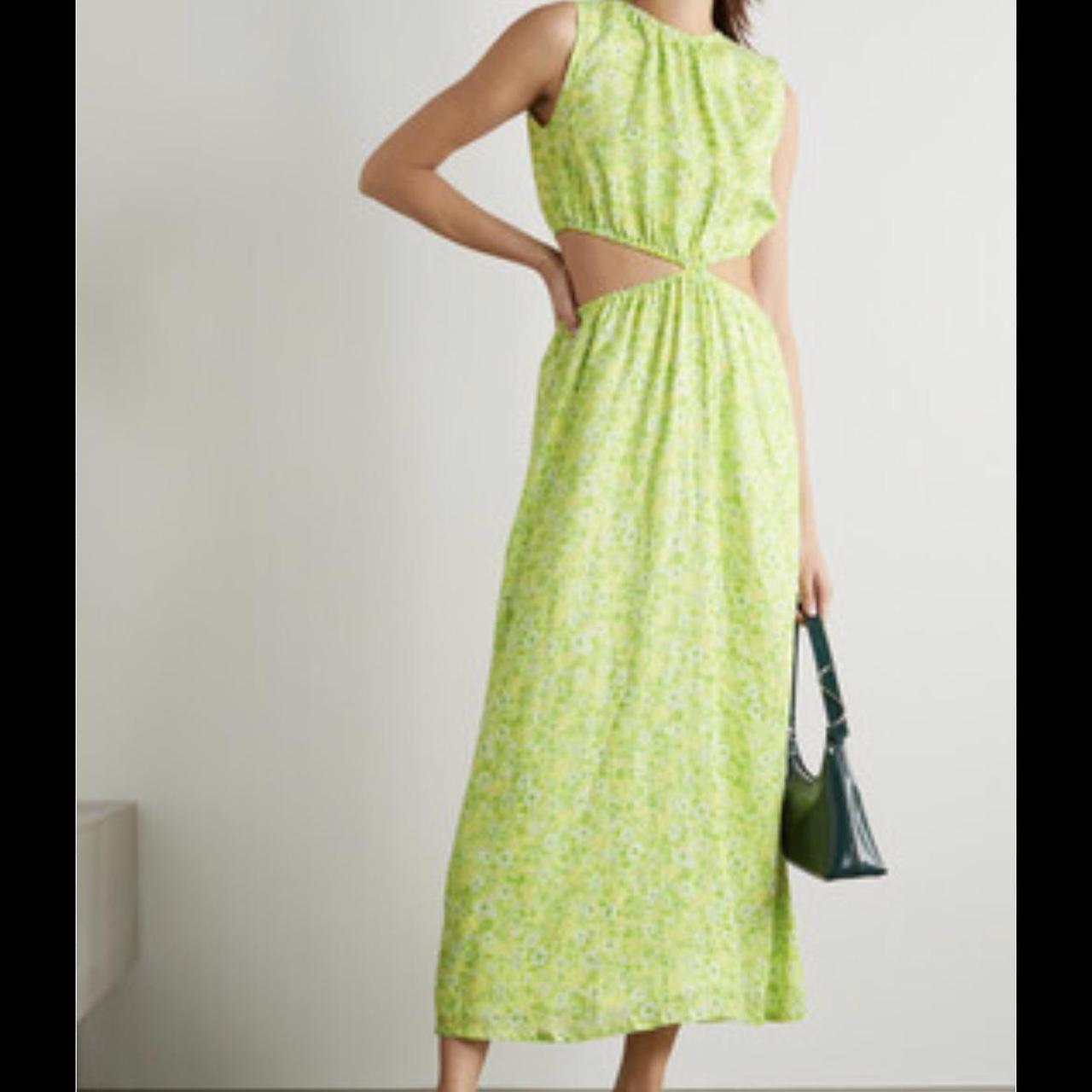 Faithfull the Brand cutout floral print linen maxi... - Depop