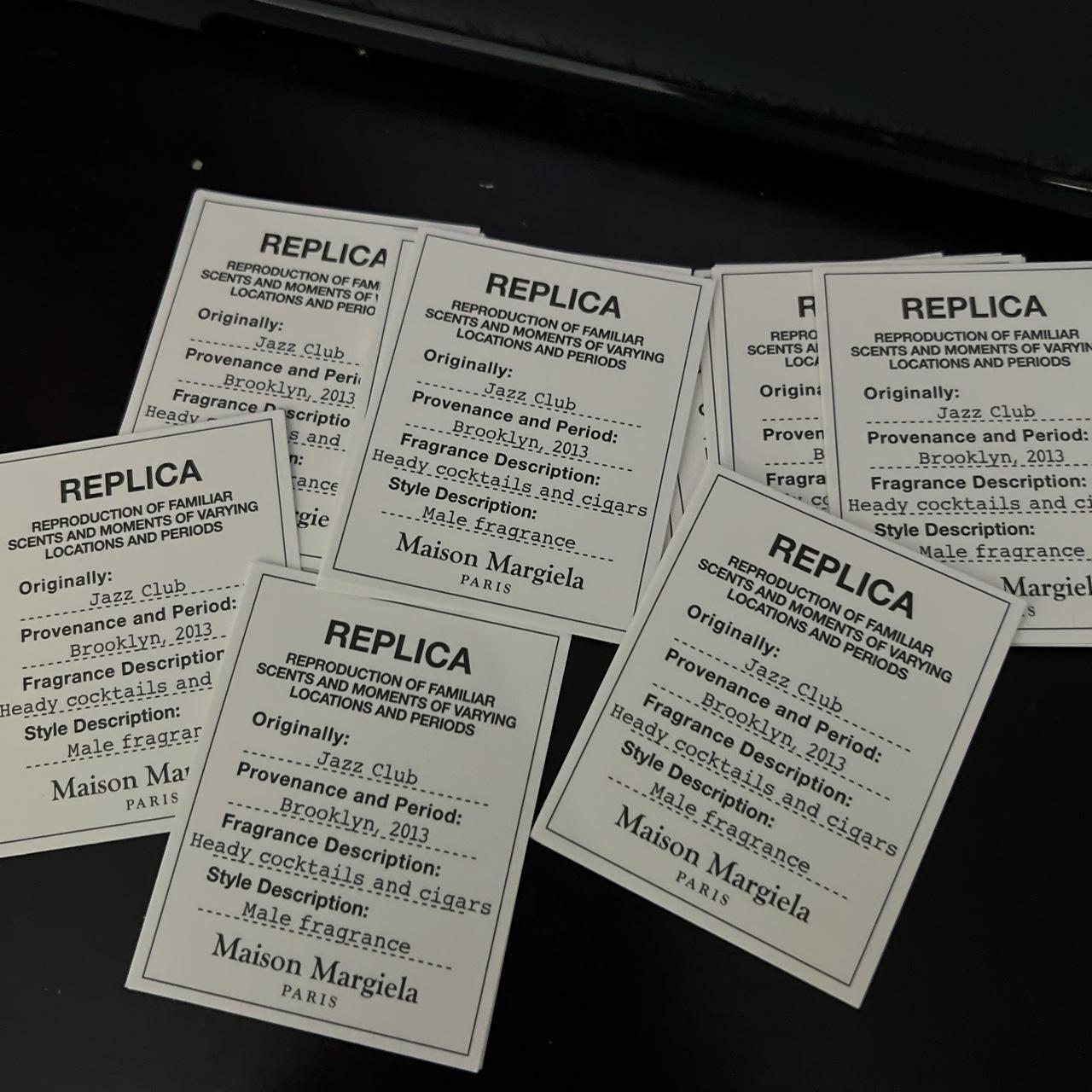 maison margiela replica label cards u will be sent... - Depop