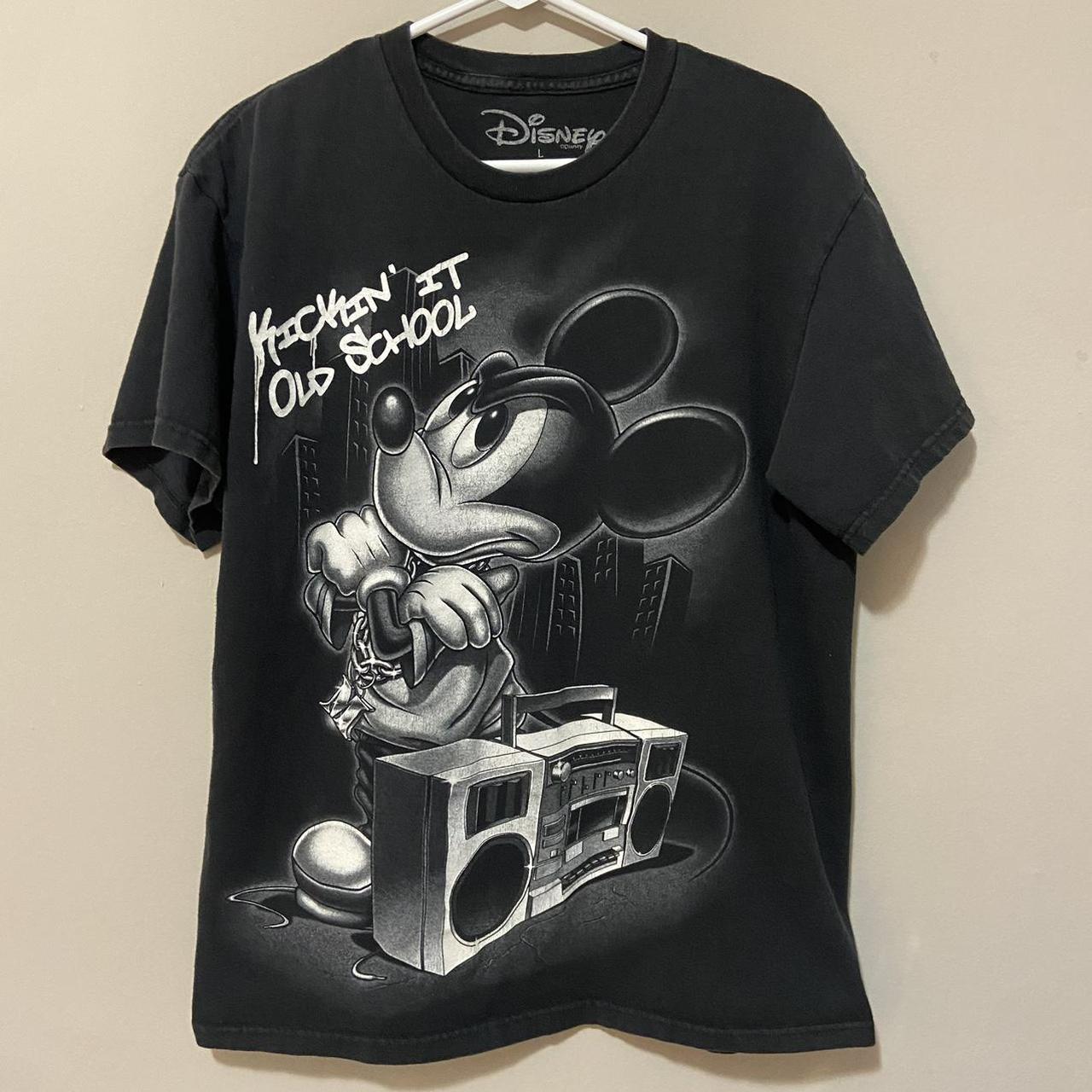 Y2K Mickey Gangster Hip Hop rapper rap Tee tagged... - Depop