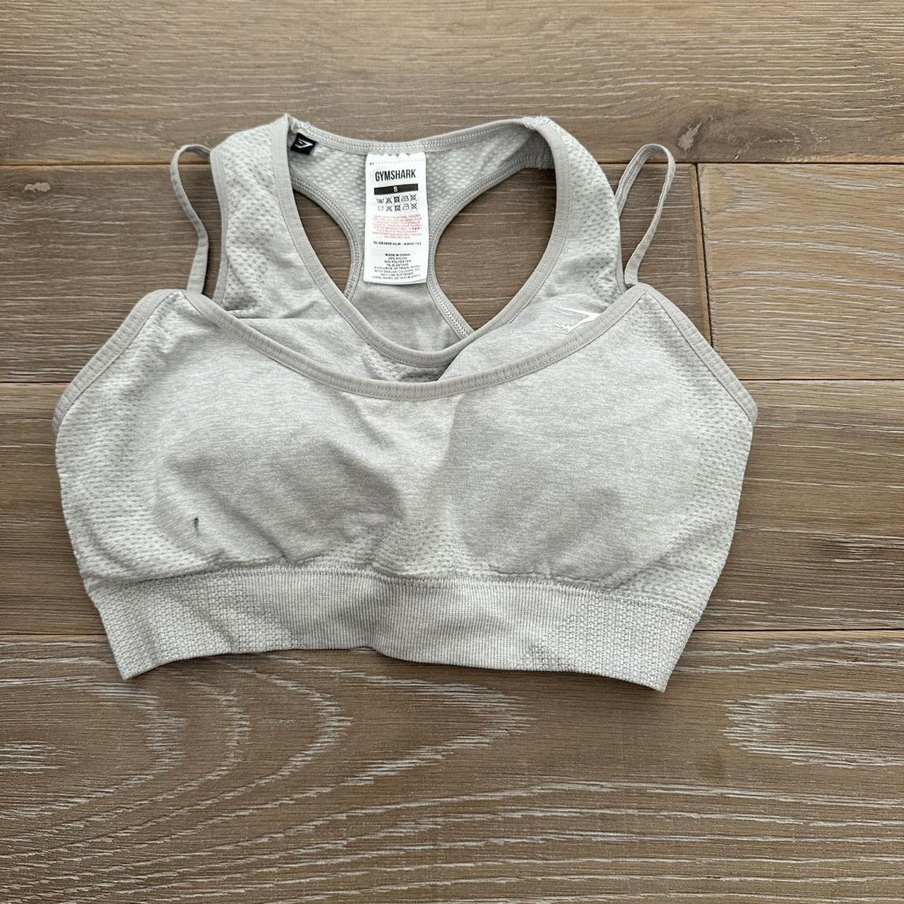 Gymshark grey sports bra #Gymshark #sportsbra - Depop