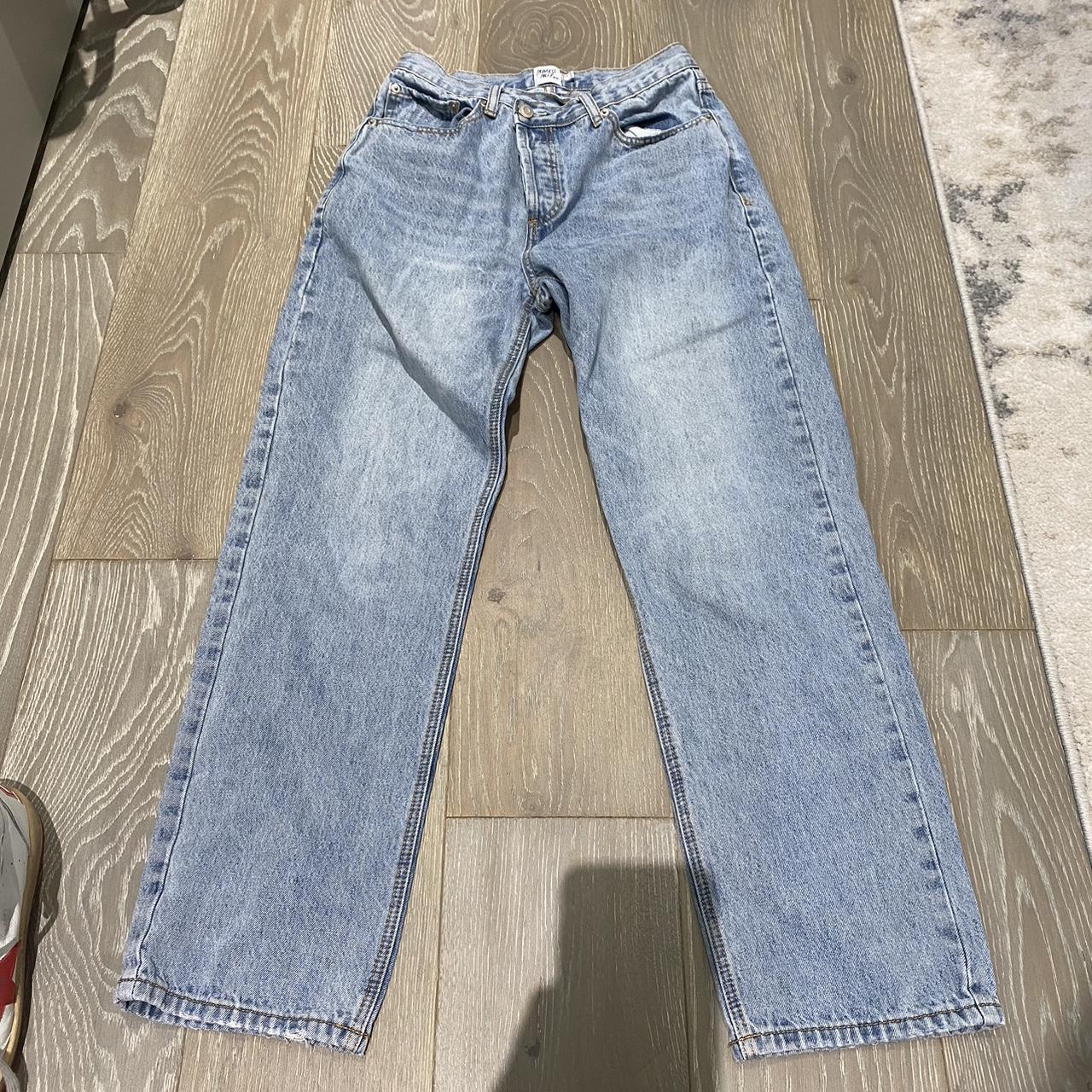 PRINCESS POLLY Crossover Mom Jeans Size 6 Perfect... - Depop