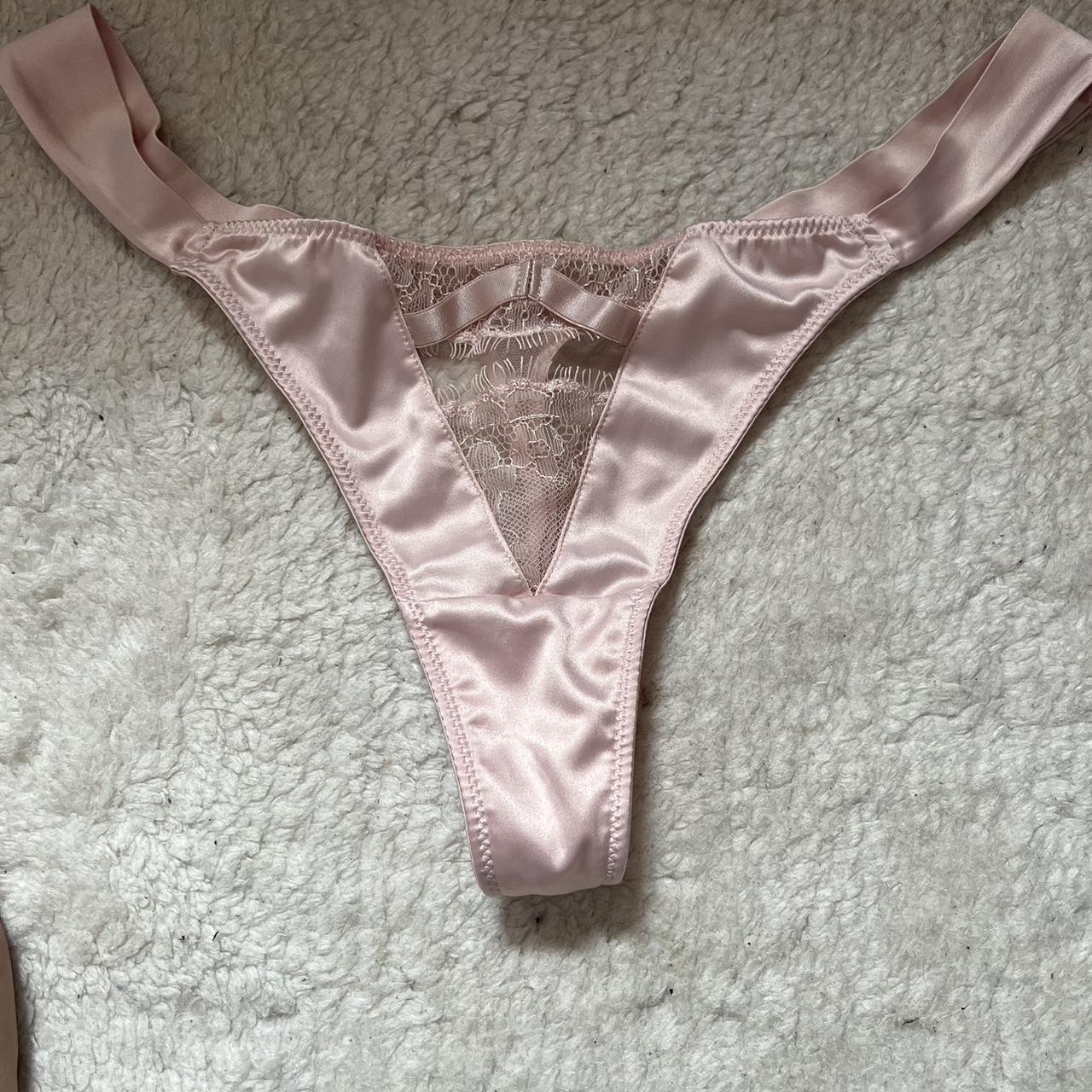 Ann Summers pink Silk thong . In size S . New with... - Depop