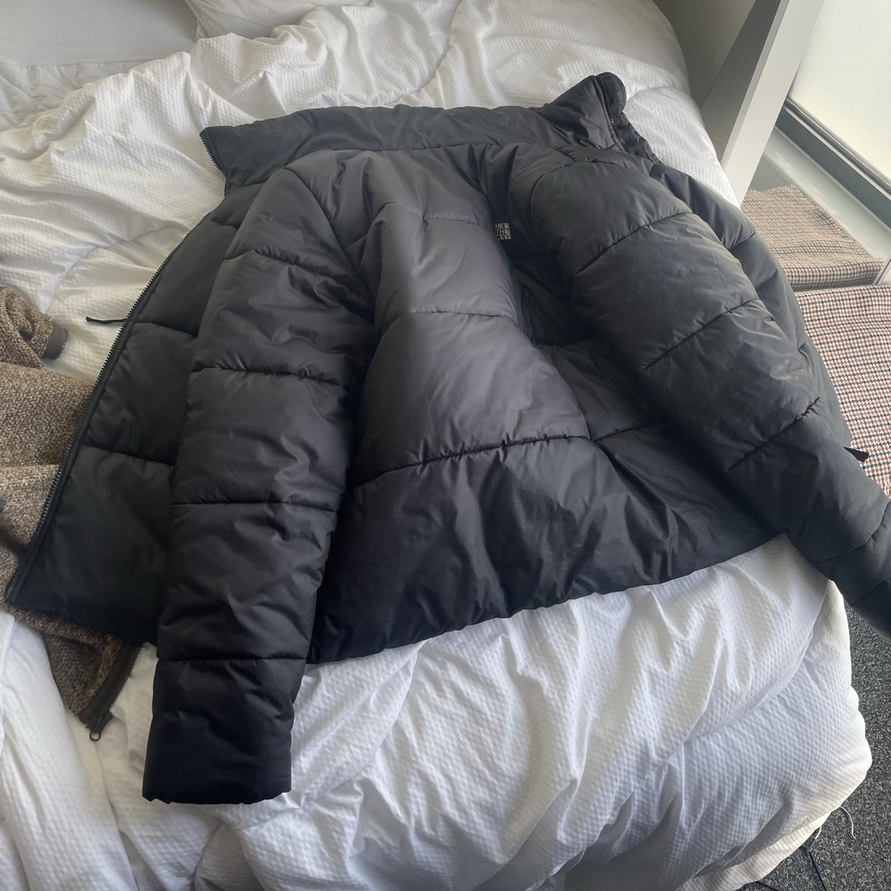OFFICIAL North Face Puffer Black a small whole not... | Depop