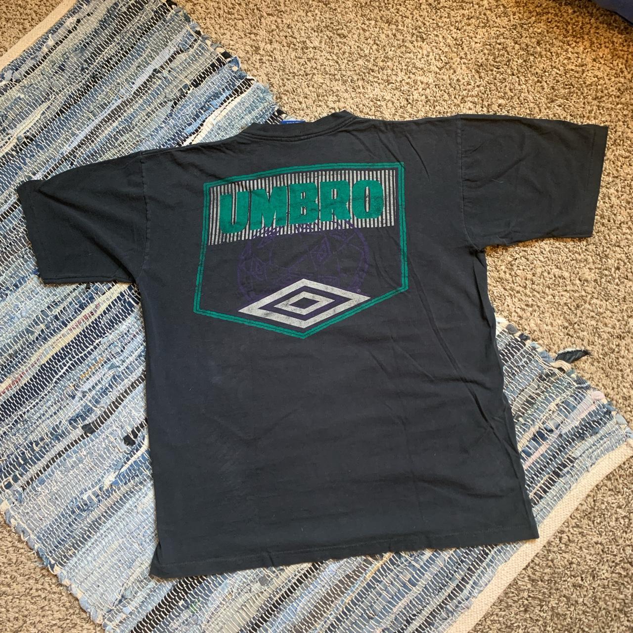 1990’s Faded Umbro Soccer shirt - 9/10 condition -... - Depop