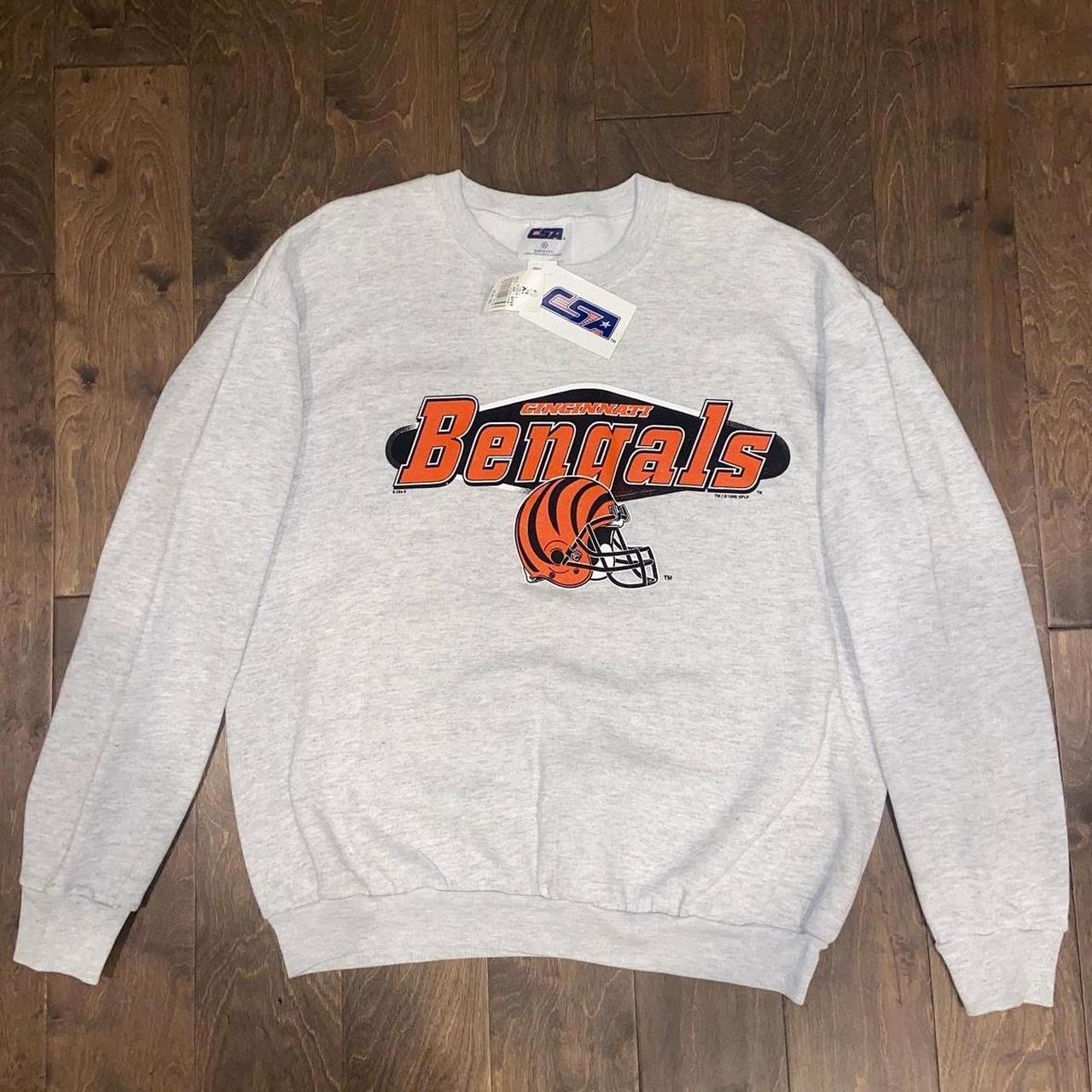 Vintage 1996 Cincinnati Bengals NFL Team Crewneck... - Depop