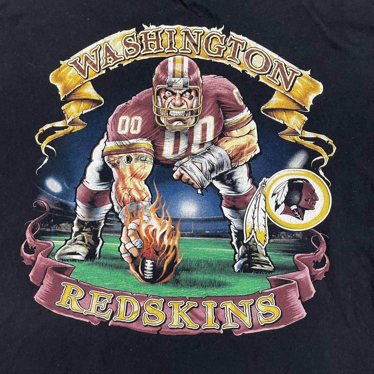 Vintage Vtg Early 2000s NFL Redskins Washington Fire... - Depop