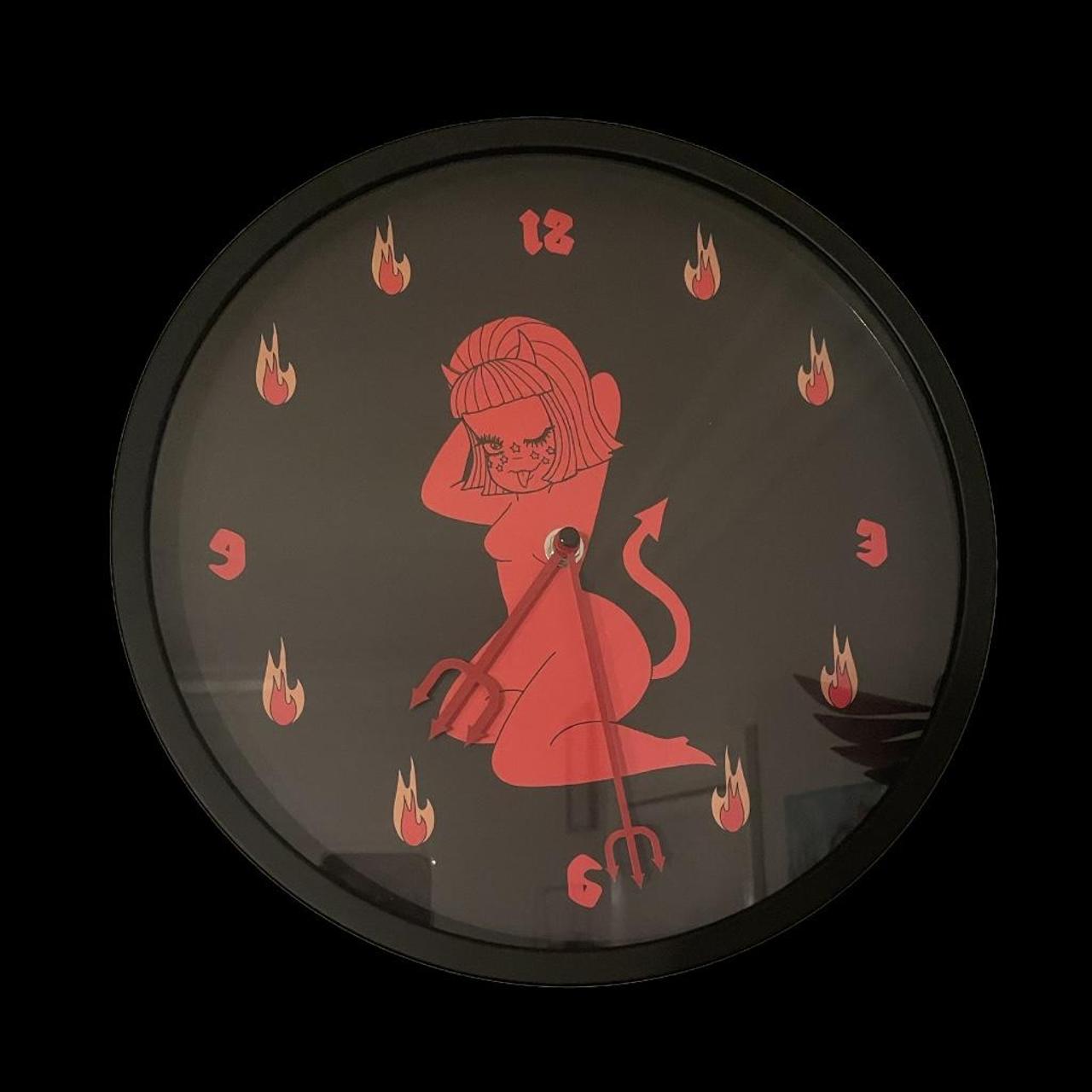 Valfre Devil Head Wall Clock One of a kind #valfre... - Depop