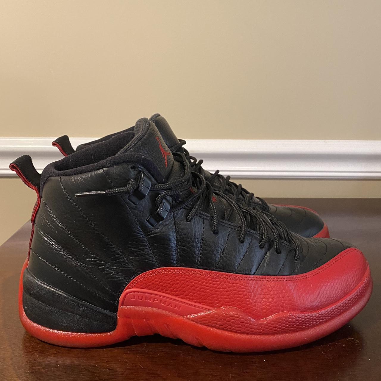 Jordan 12 Flu Game 2016 Size 9 Overall good... - Depop