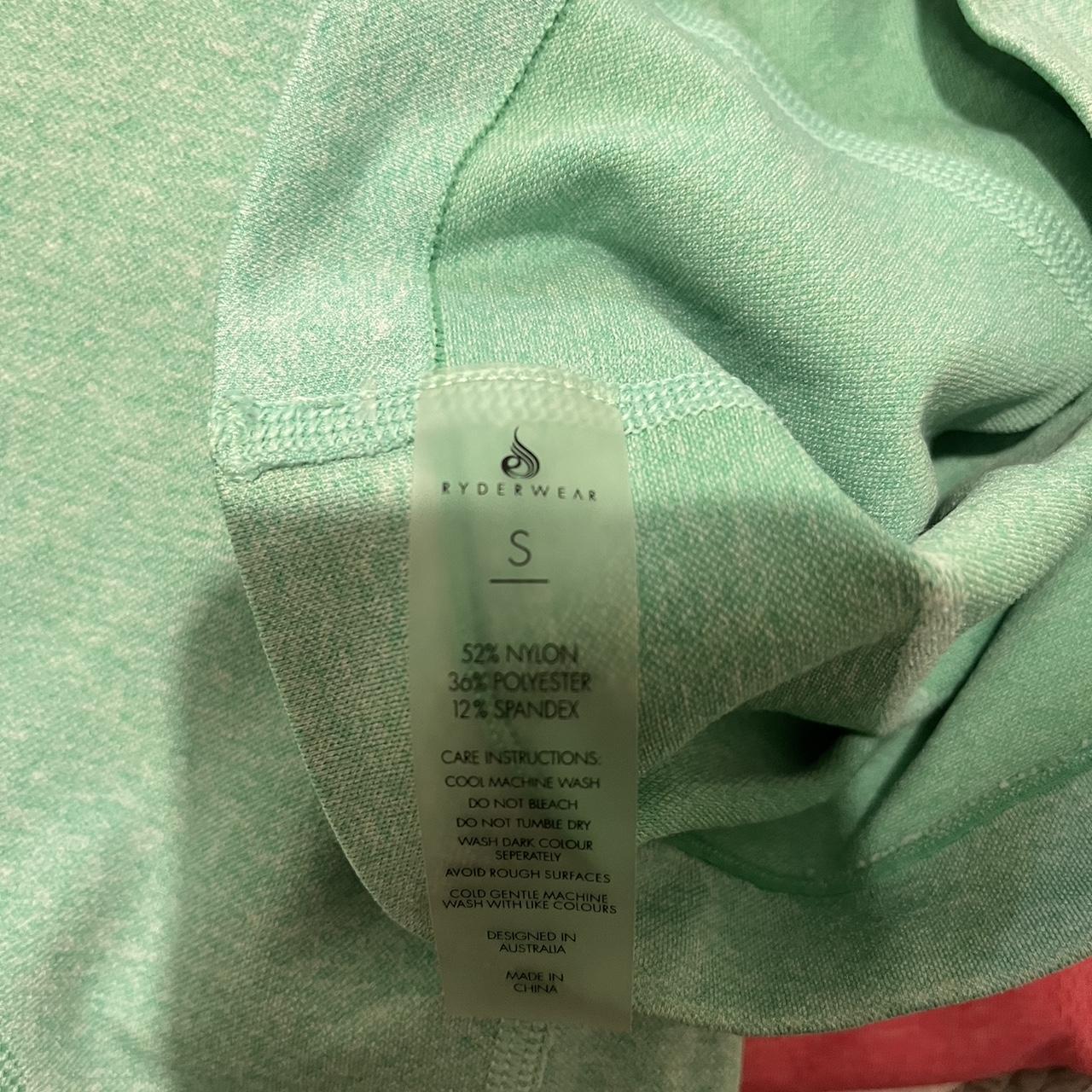 Gymshark Women's Pink and Green Shorts | Depop