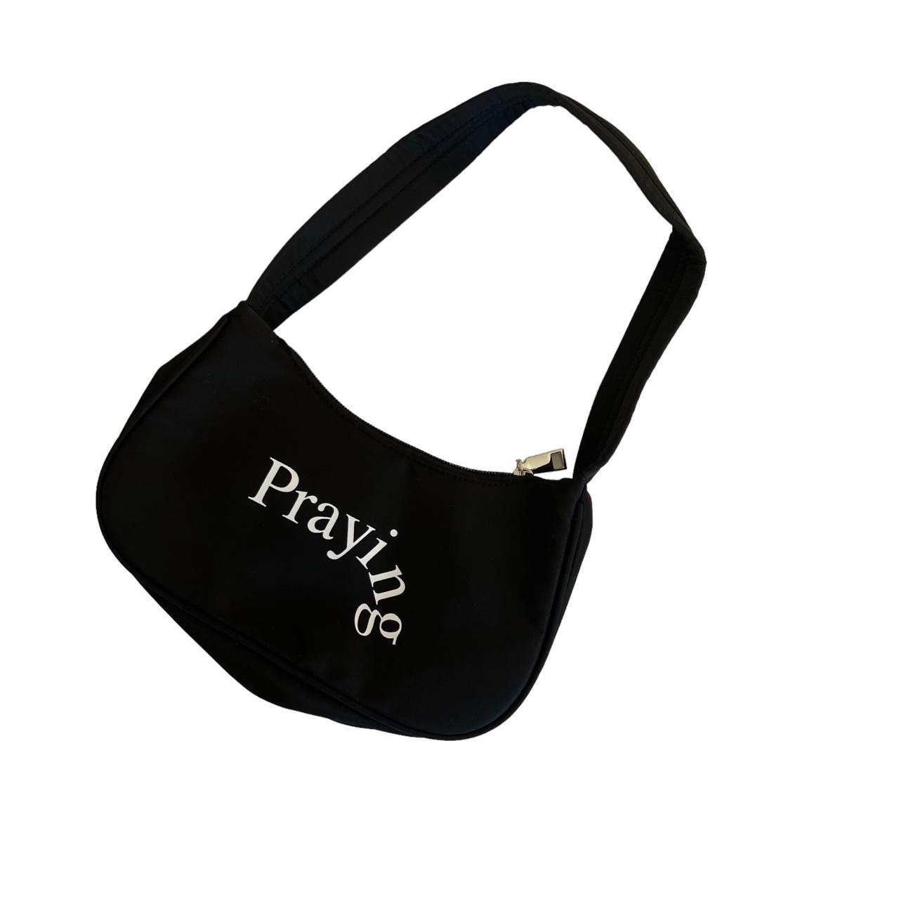 Praying “God’s Favorite” Black Shoulder Bag Brand... - Depop
