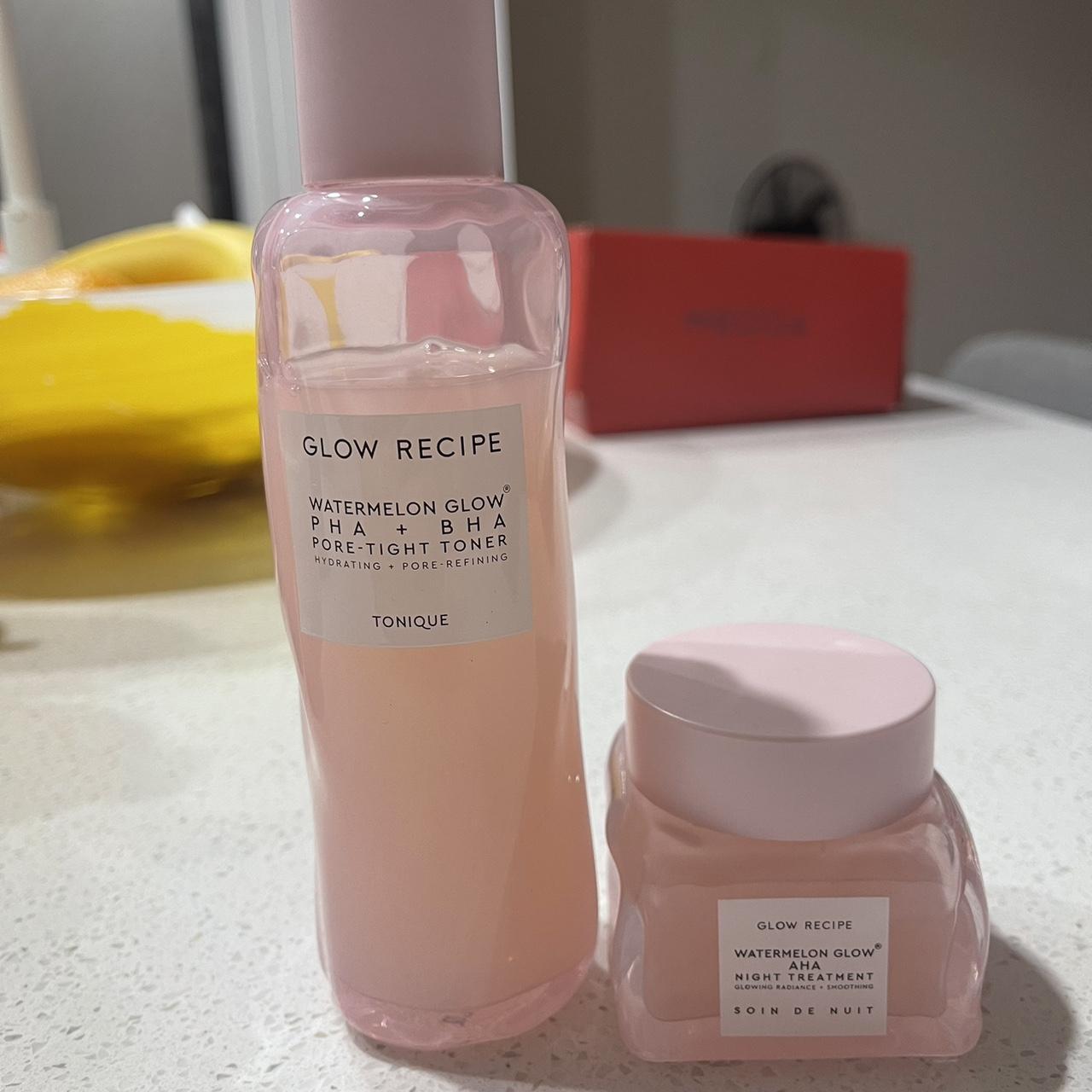 Glow recipe watermelon night treatment and toner... - Depop