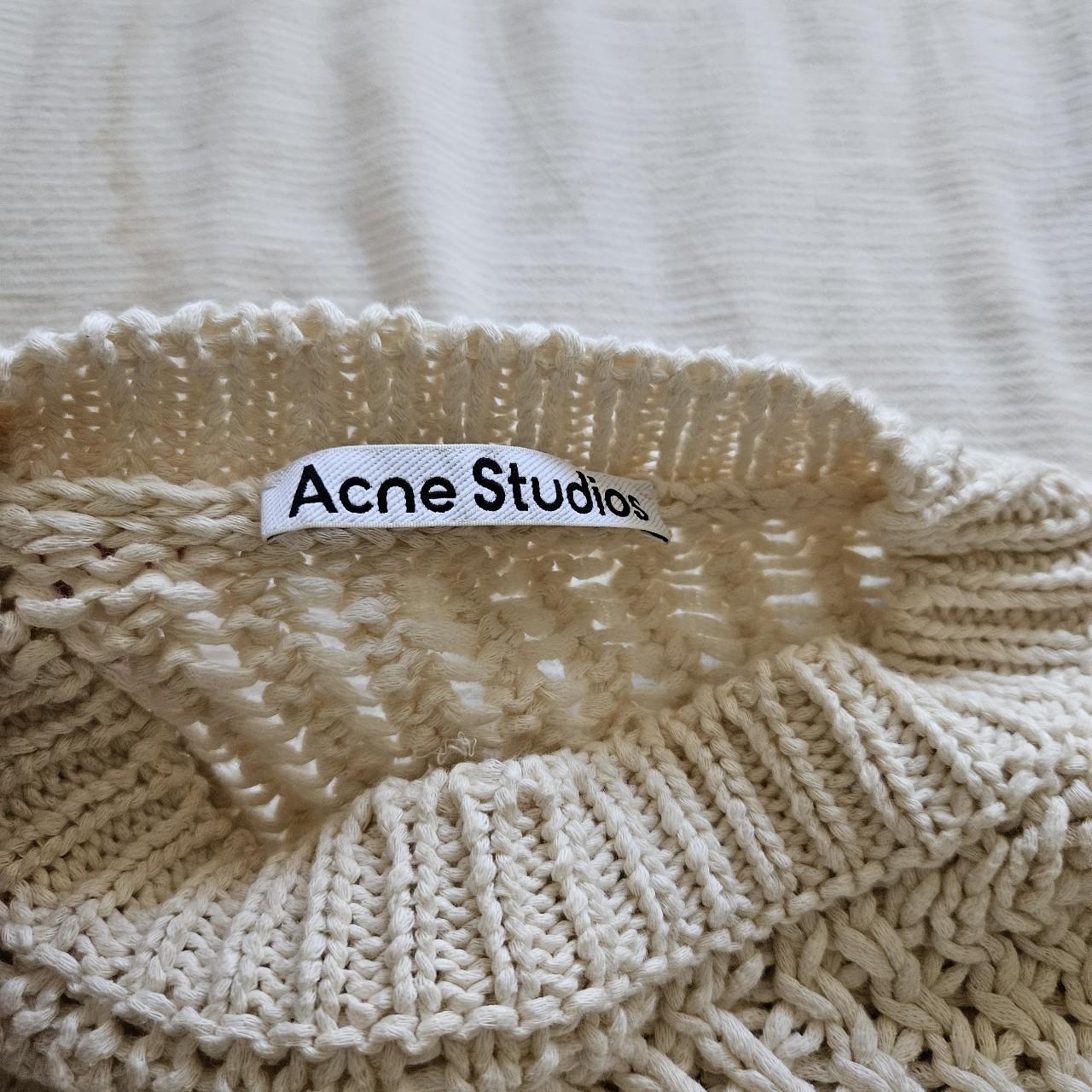 Acne Studios Knit Jumper Stain to sleeve as shown... - Depop