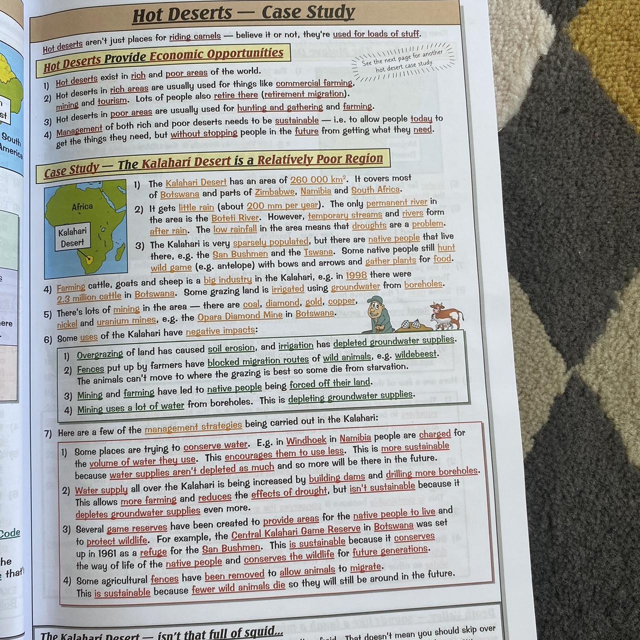 CGP AQA GCSE geography Revision guide Only sign of... - Depop