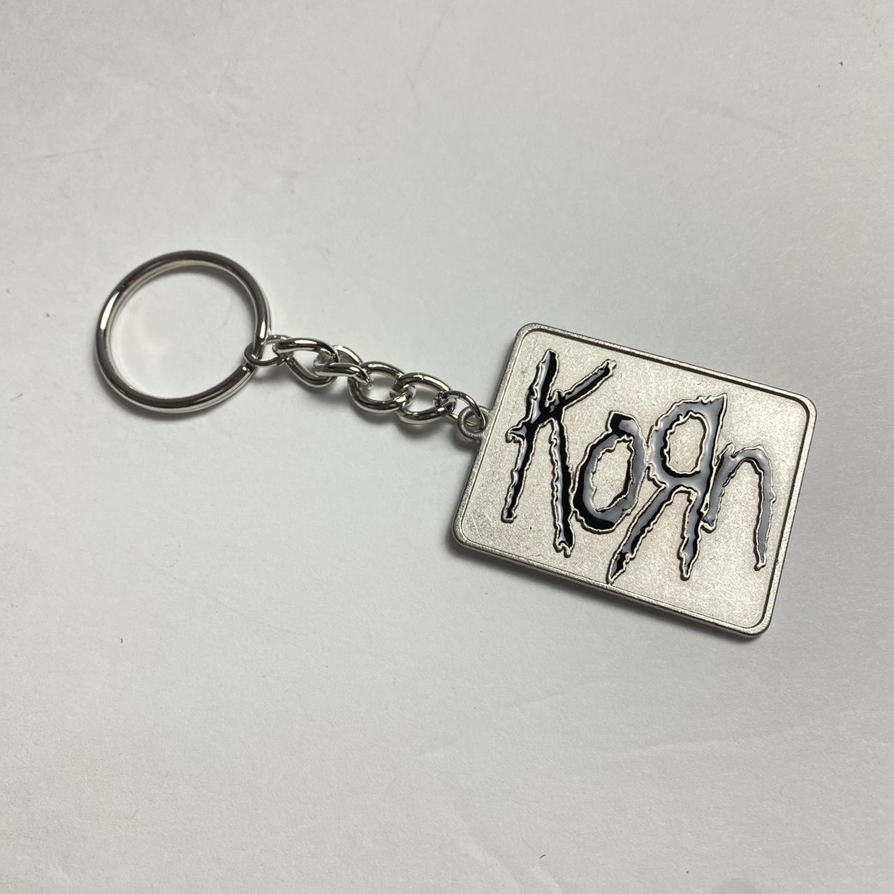 Korn Keychain Rock band Metal keychain... - Depop