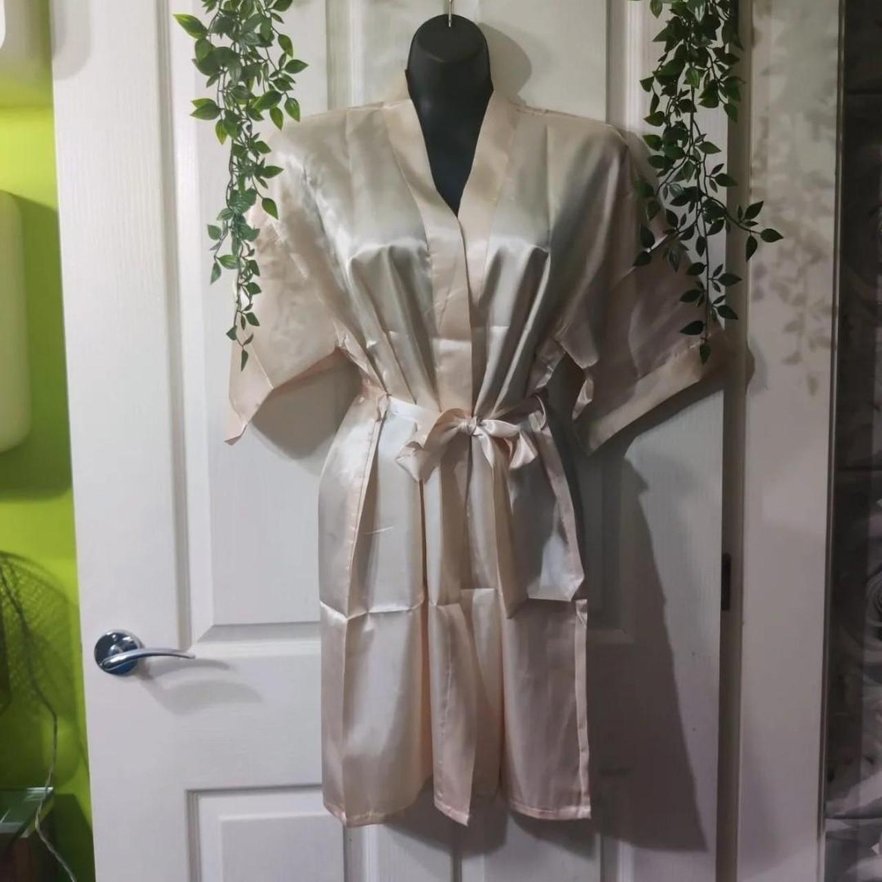 Bride Robe Wedding Silk Satin Dressing Gown... - Depop