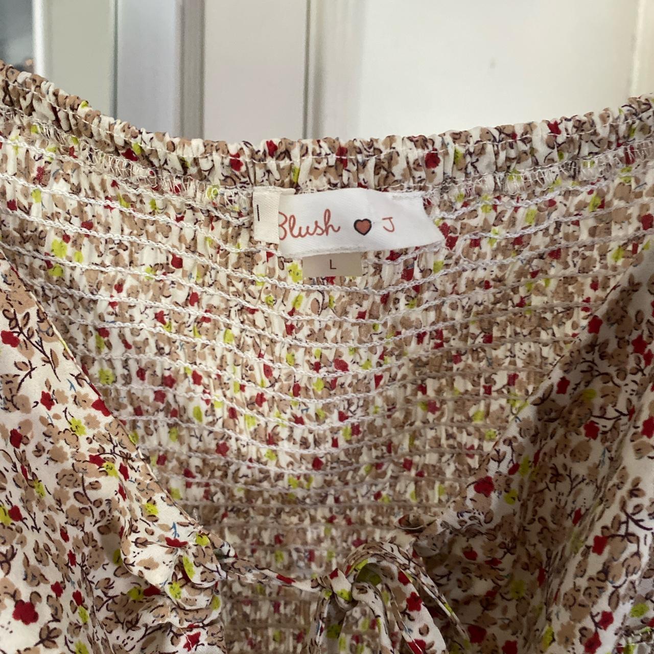 Floral Boutique Dress labeled size Large but fits... - Depop