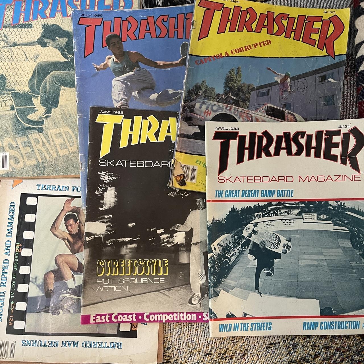 Vintage THRASHER skateboard magazines Various... - Depop