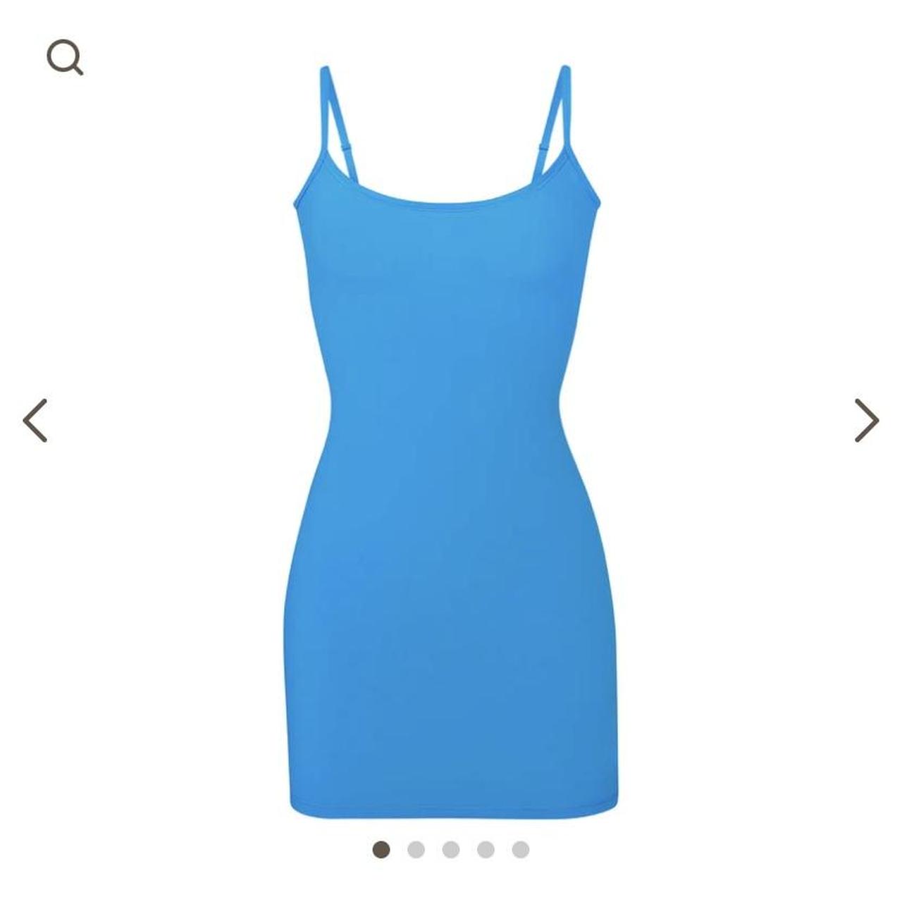 Skims Women's Blue Dress | Depop