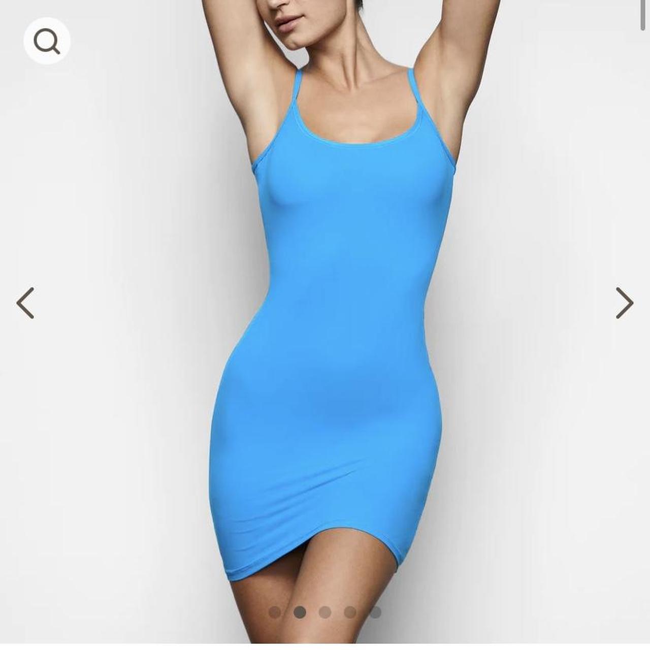 Skims Women's Blue Dress | Depop