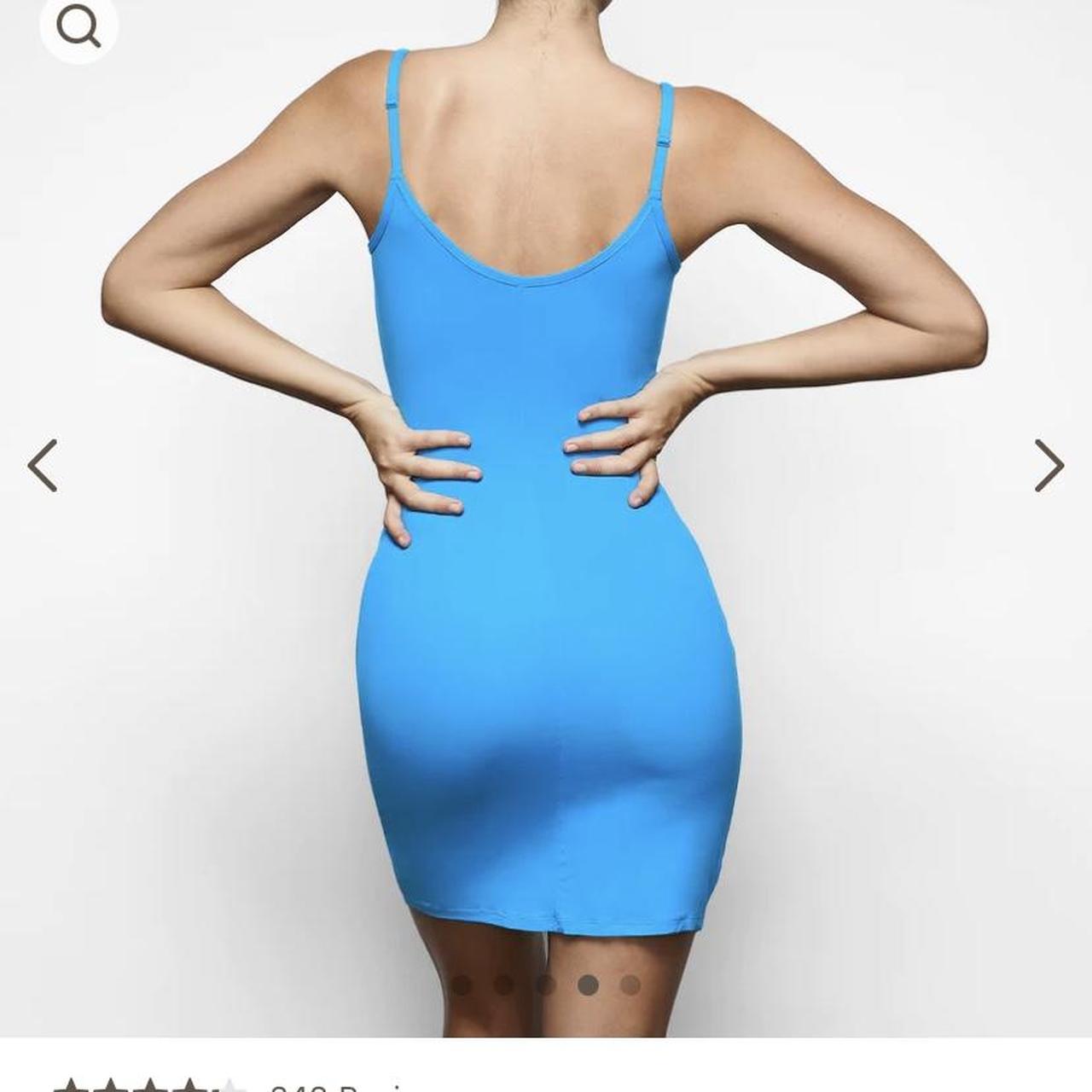 Skims Women's Blue Dress | Depop