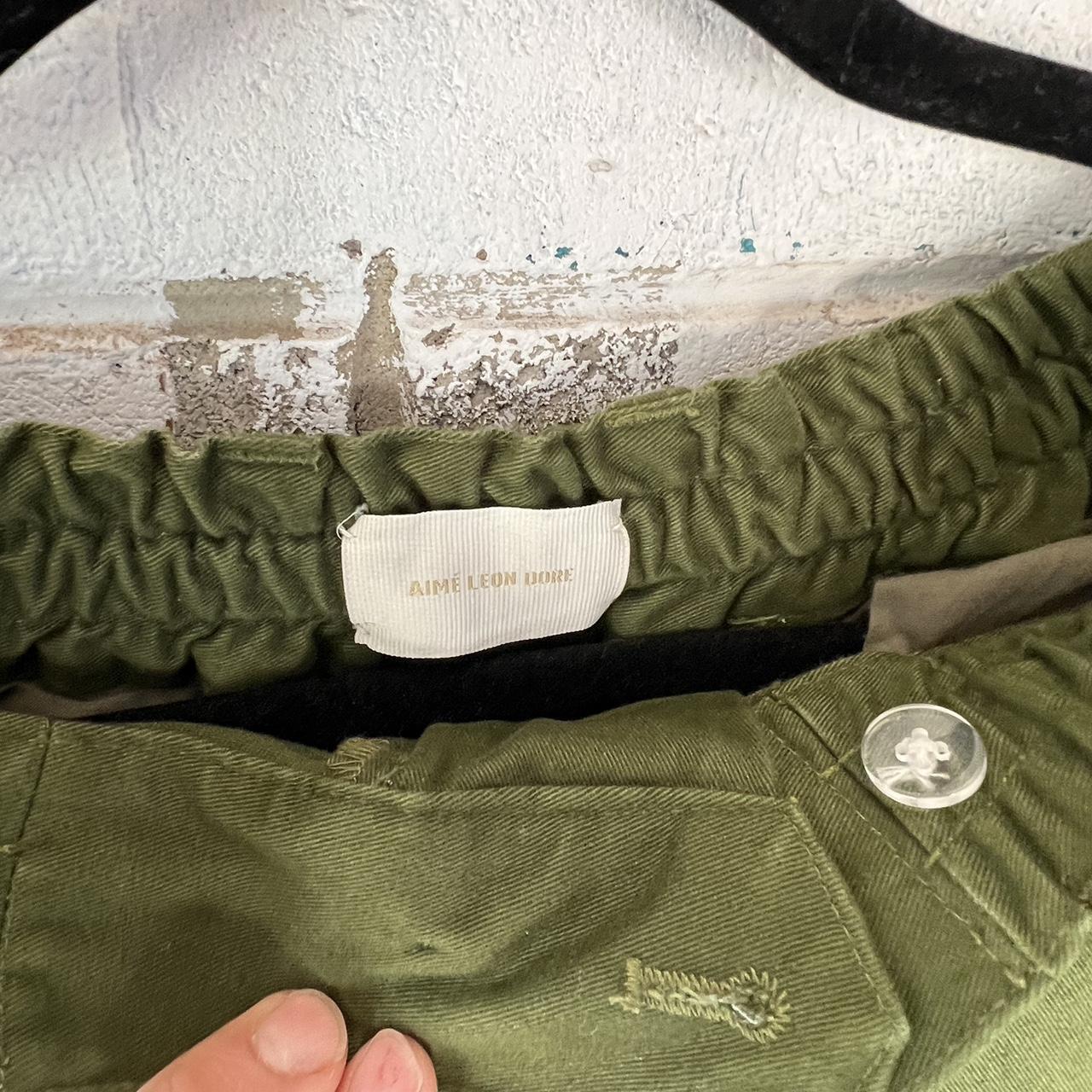 Aime Leon Dore paint splatter pants Khaki... | Depop