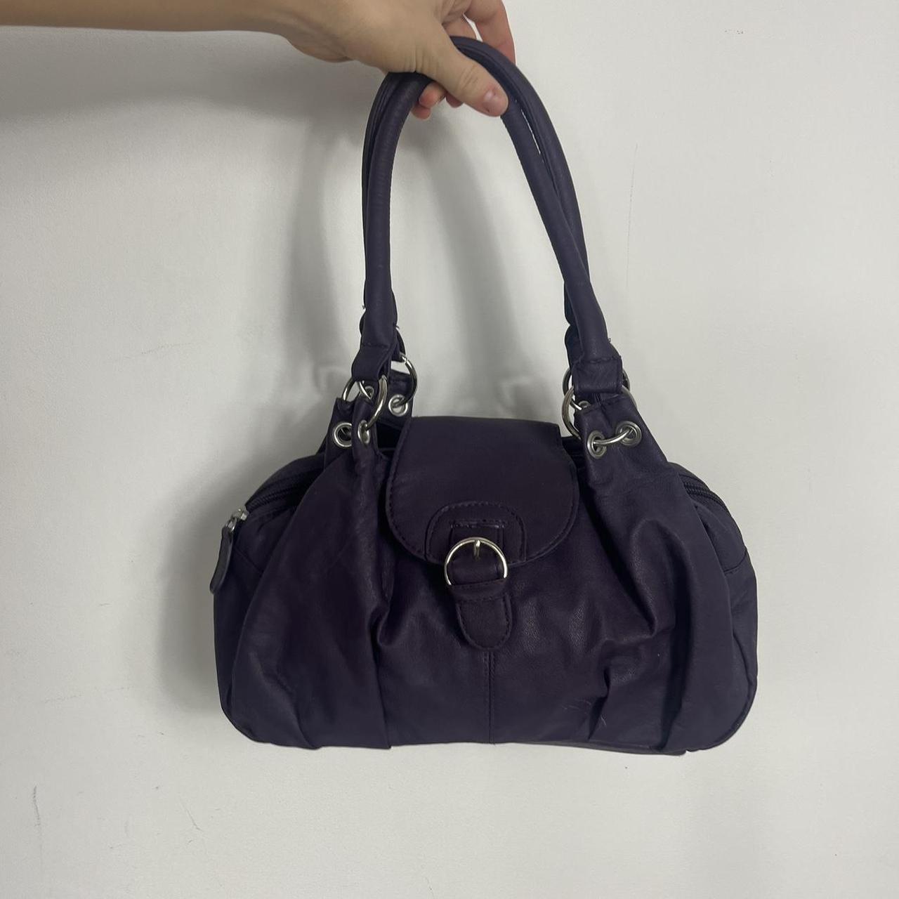Y2K deep purple bag - Depop