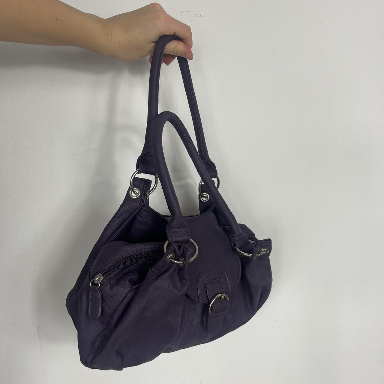 Y2K deep purple bag - Depop