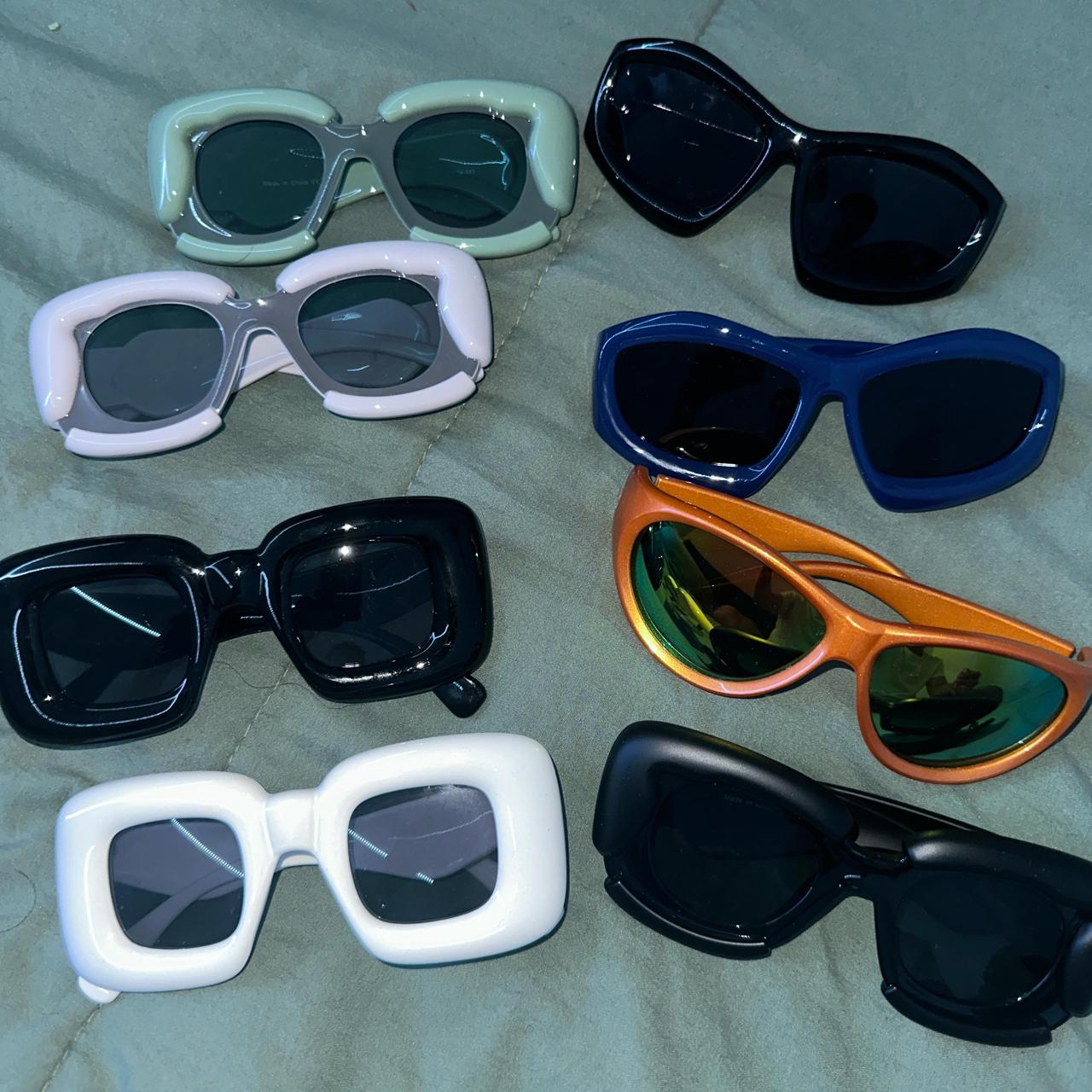 8 pair of sunglasses in a pack - Depop
