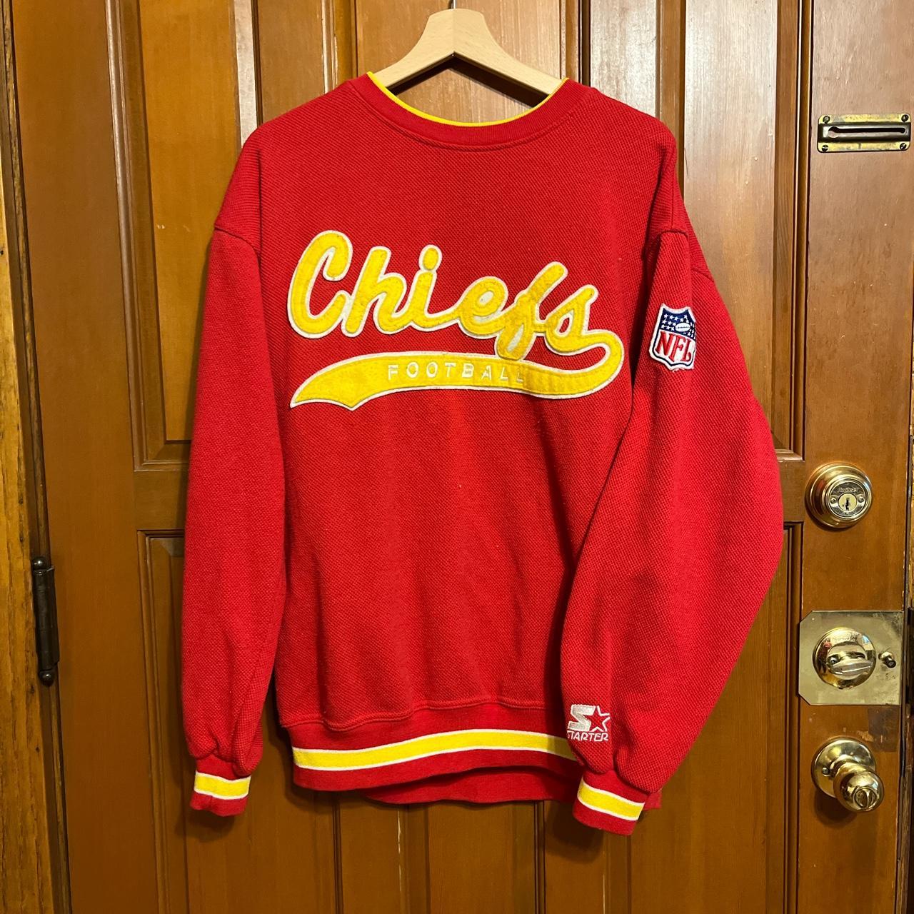 90s Kansas City Chiefs NFL Pro Line crewneck by... - Depop