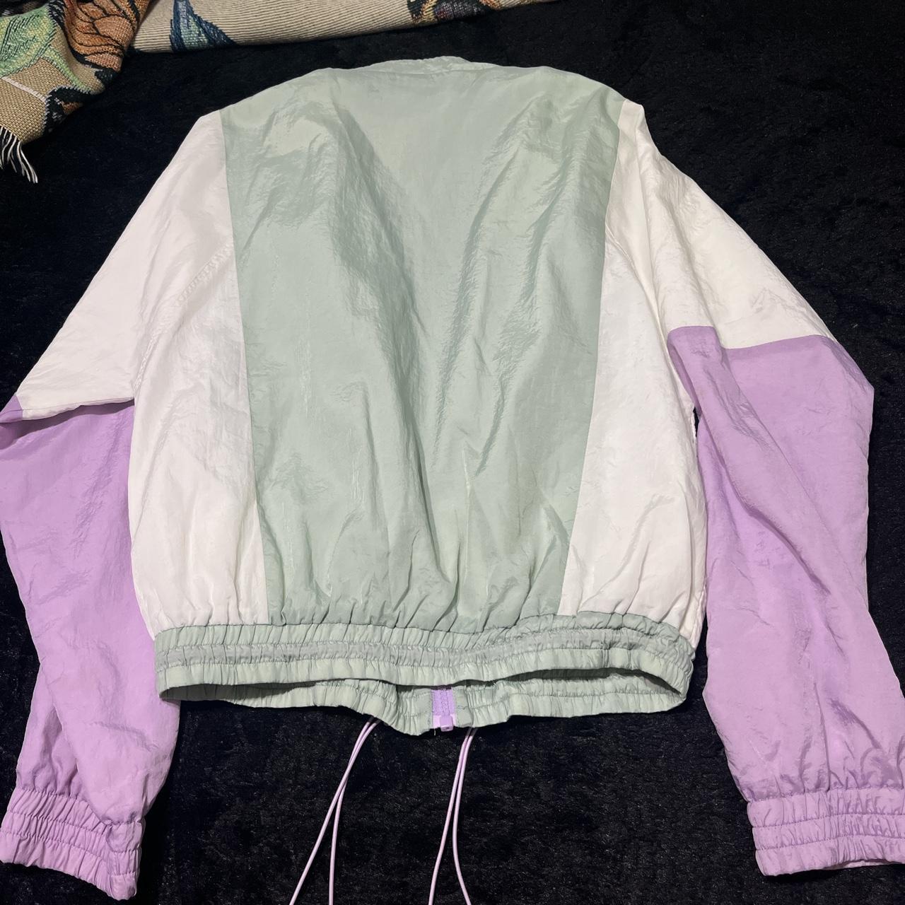 Women's Green and Purple Sweatshirt | Depop
