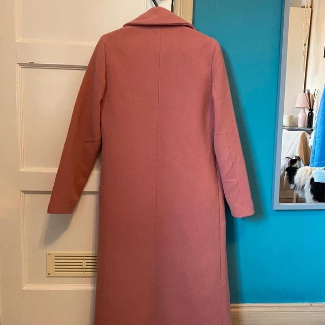 Missguided dusty pink duster longline smart coat. UK 8 - Depop