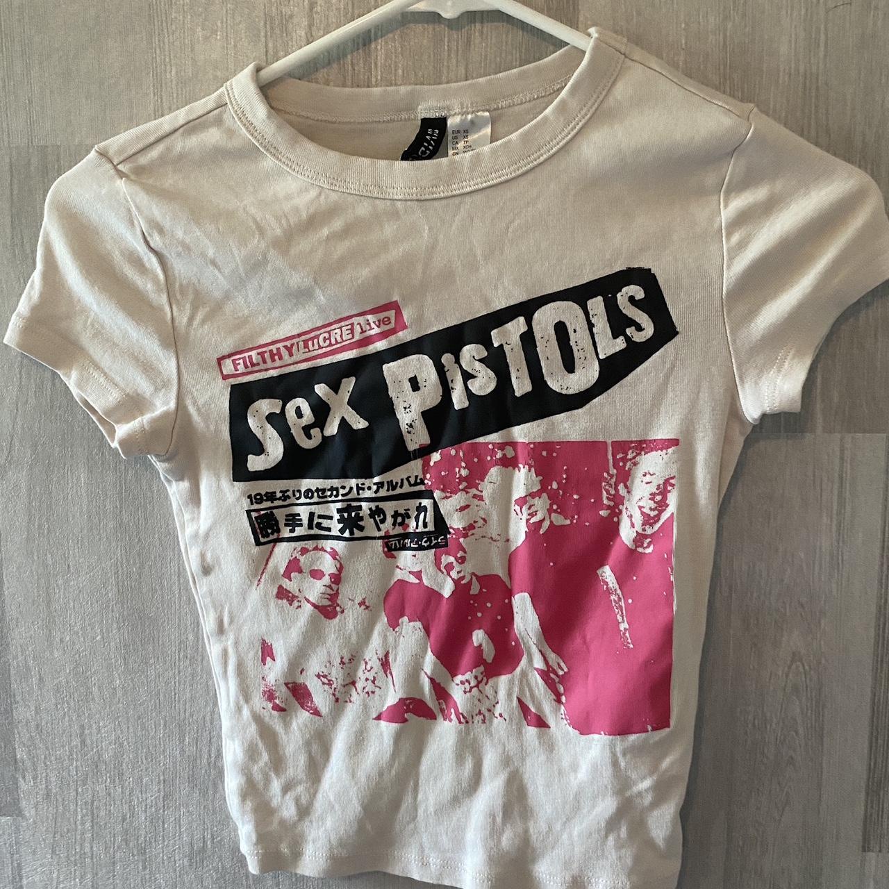 H&M’s Sex Pistoled Crop Top - Depop