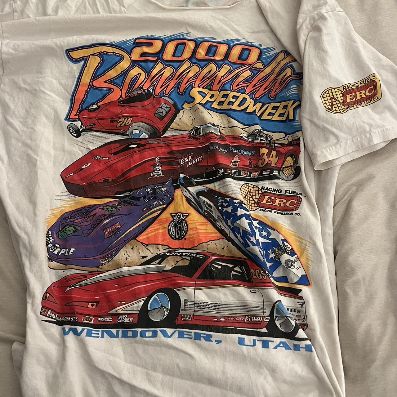 Vintage off the shoulder oversized T-shirt | Depop