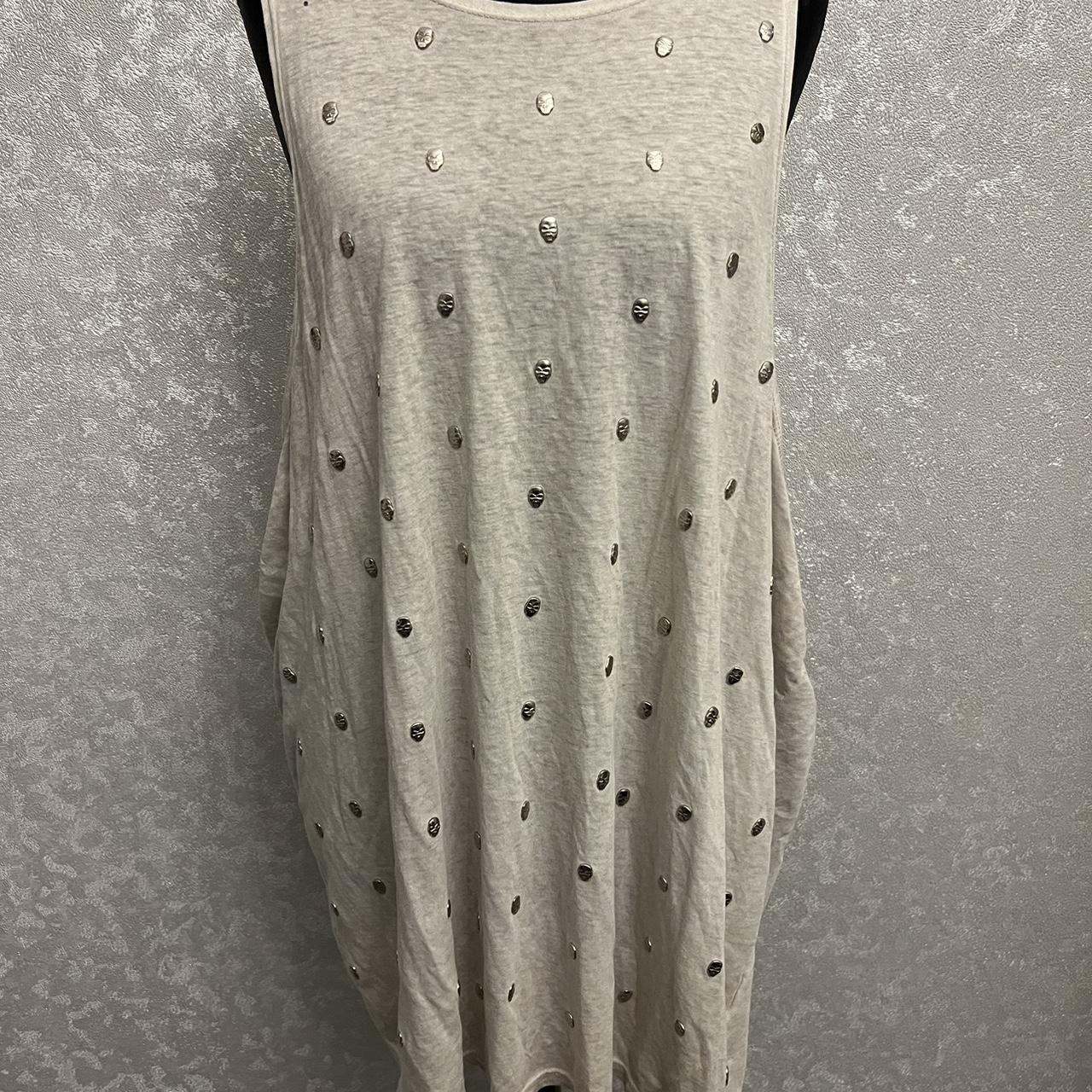 Primark Atmosphere size 6 skull studded low hanging... - Depop