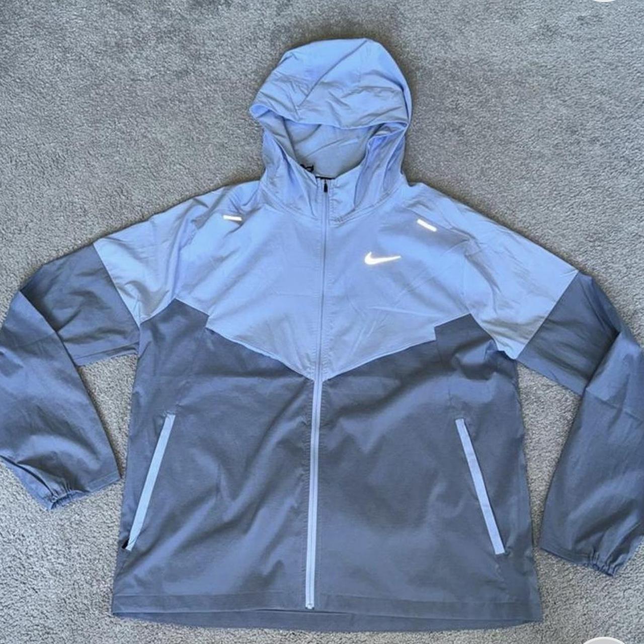 Nike Windrunner Baby Blue and Nike dri fit Baby Blue... - Depop