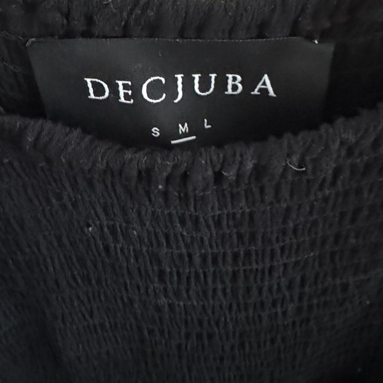 Decjuba black tiered crepe layered maxi dress tie... - Depop